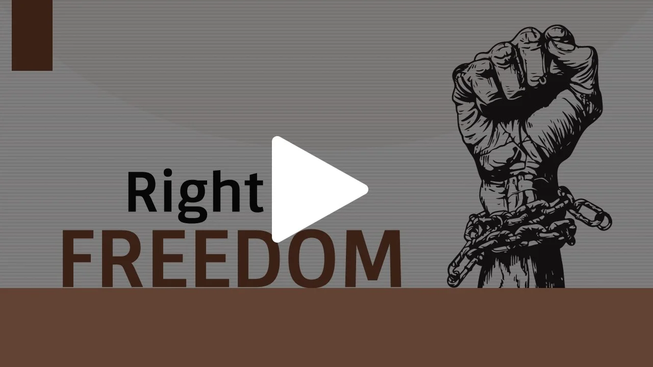 Right to Freedom Animated Presentation - SketchBubble