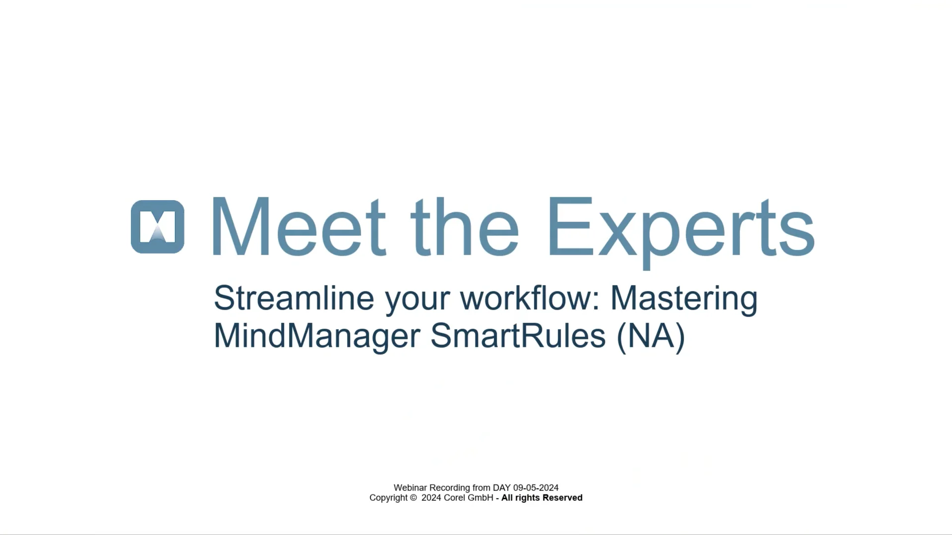 2024-09-05 MtE Mastering MindManager SmartRules (NA)