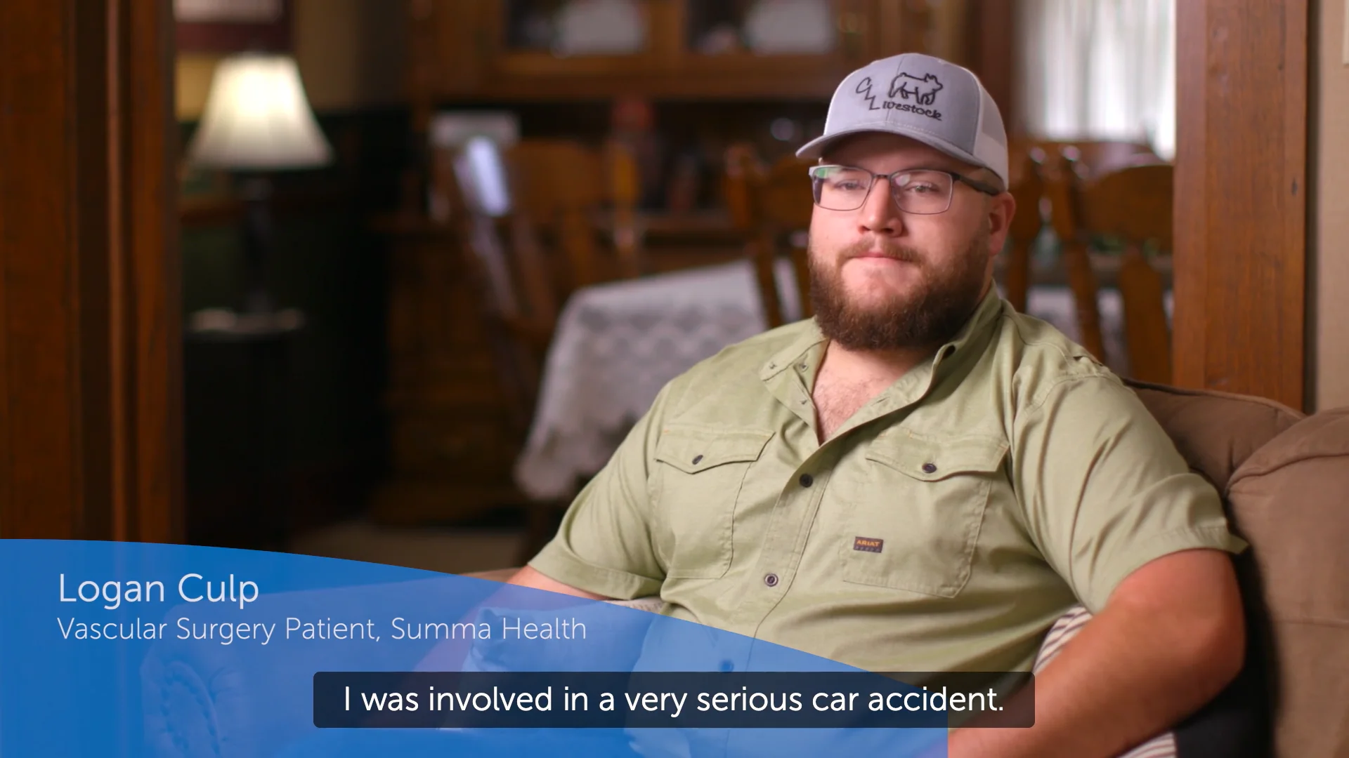 Logan Culp Summa Health Vascular Surgery Patient (Captioned)