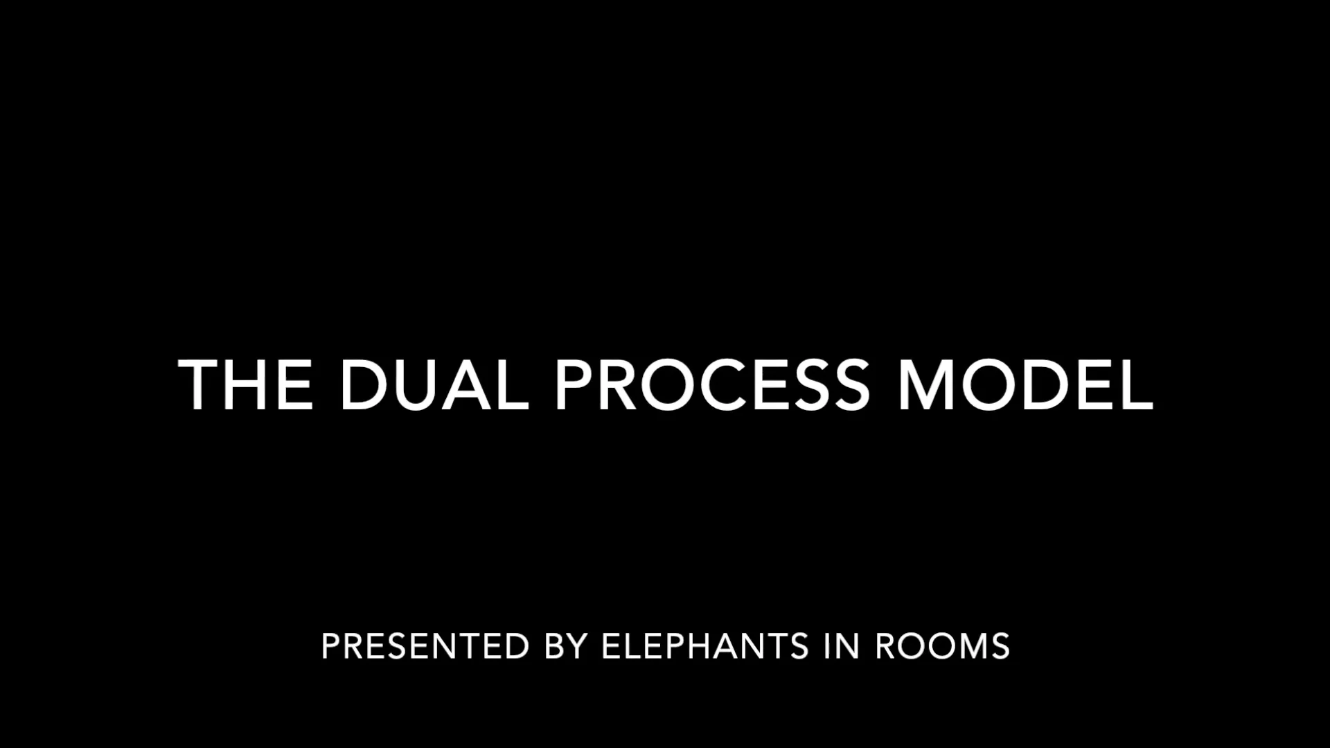 The Dual Process Model, November 2024