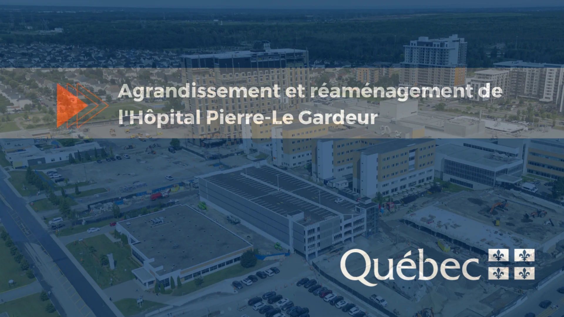 Projet d'agrandissement et de réaménagement de l'Hôpital Pierre-Le Gardeur