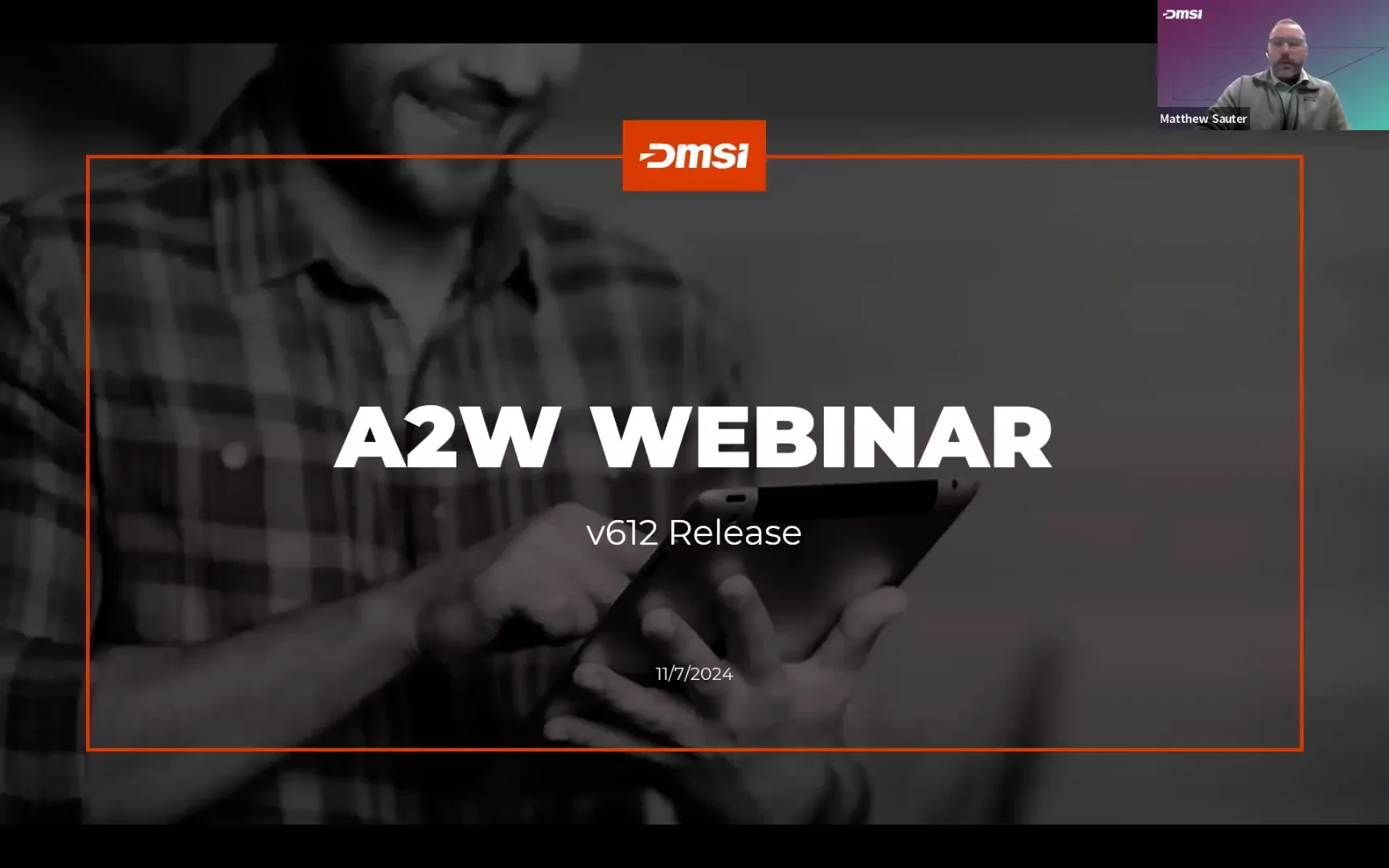 A2W v612 Release webinar