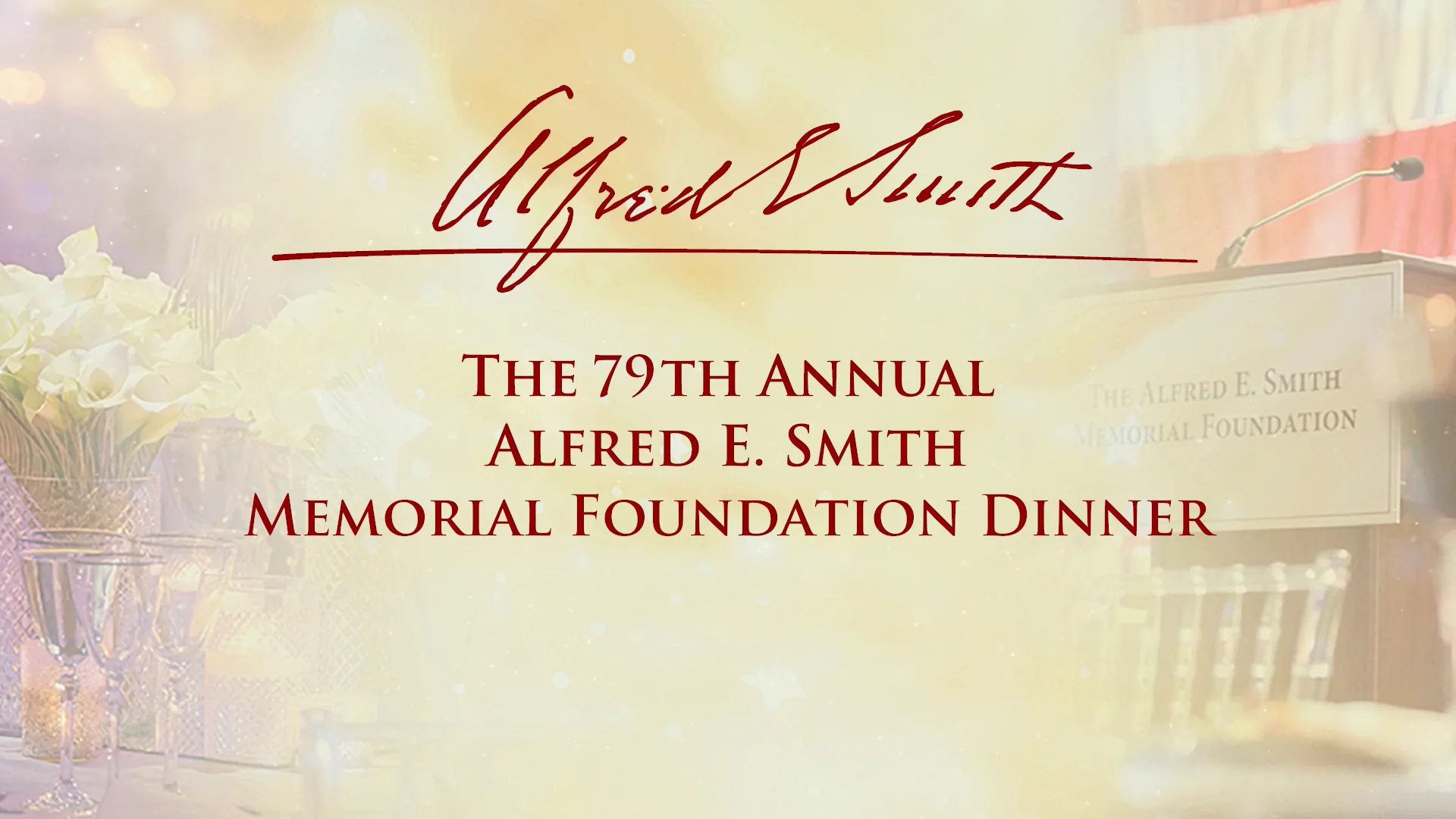 The 79th Alfred E. Smith Memorial Foundation Dinner