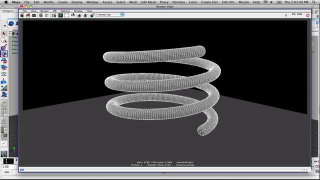How To Render Out Wireframes In Maya on Vimeo
