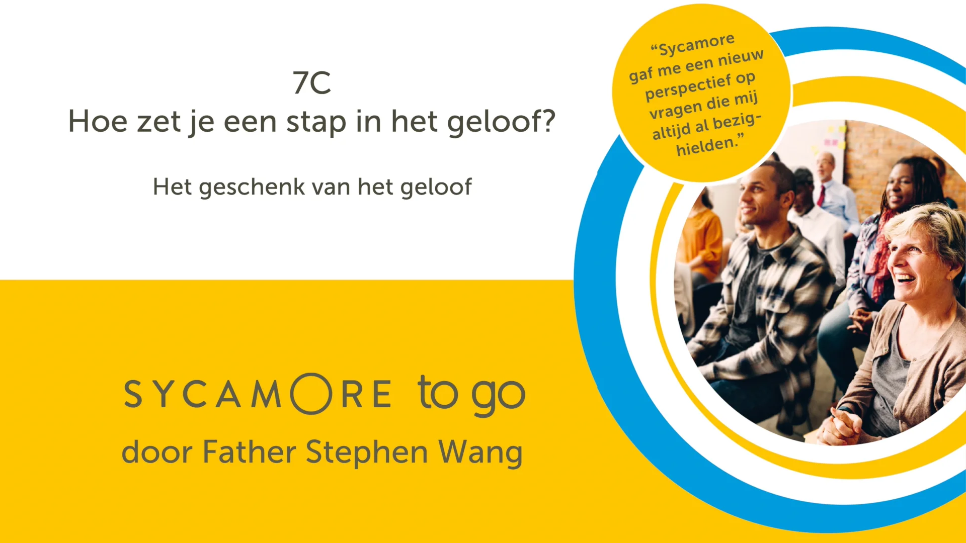 Sycamore - 7C - Hoe zet je een stap in het geloof