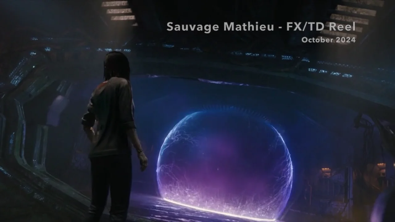 mathieu sauvage FX Artist/TD demo reel October 2024