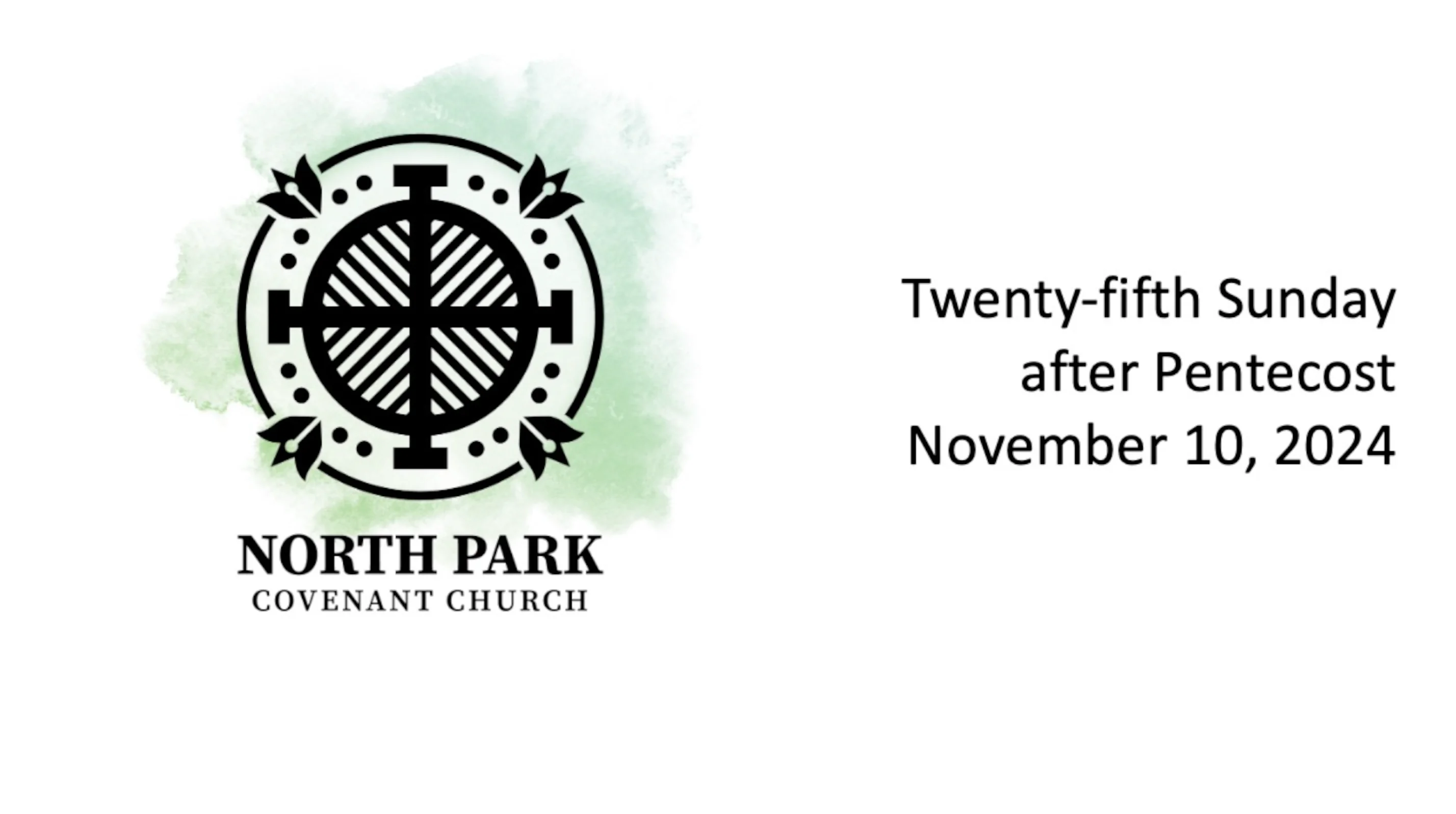 The Twenty-fifth Sunday after Pentecost