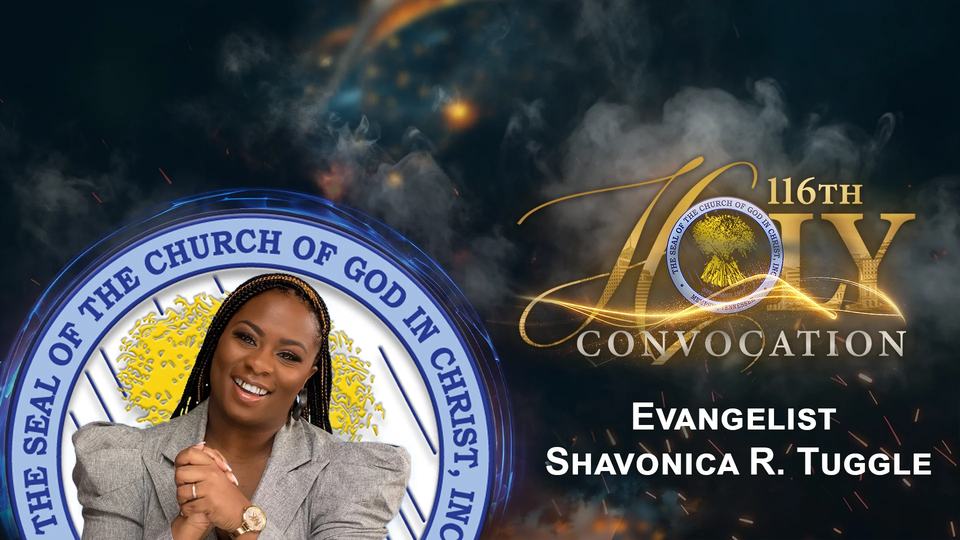 Watch Evangelist Shavonica R. Tuggle 116th Holy Convocation 2024: Thursday Evening Online ...