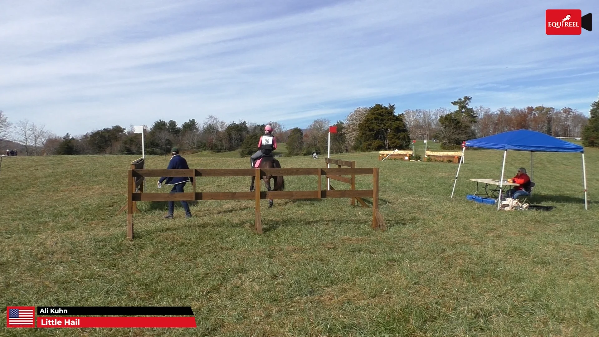 EQUIREEL 90 CCI3-S Ali Kuhn & Little Hail at VIRGINIA HORSE CENTER ...