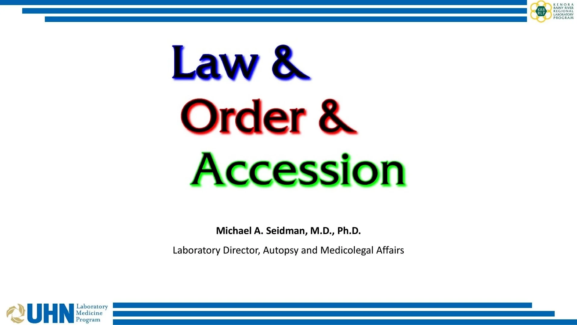 Law & Order and Accession
