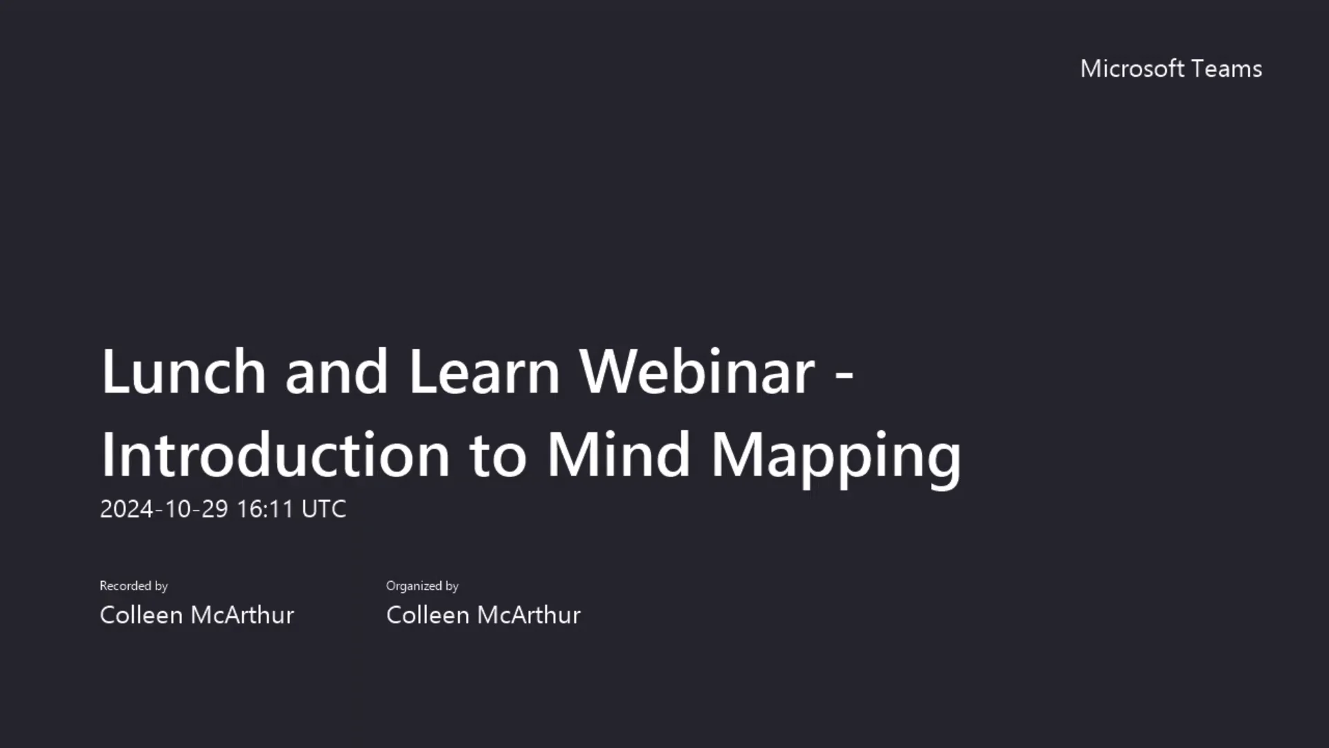 Lunch and Learn Webinar - Introduction to Mind Mapping-20241029_121112 ...