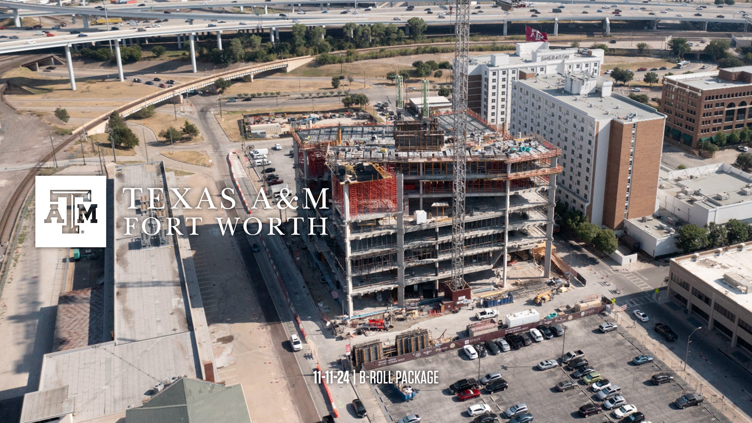 Texas A&M-Fort Worth | Topping Out Ceremony | B-Roll