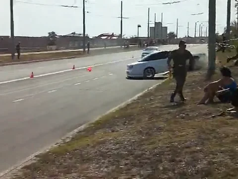 Drag Racing Новороссийск - Nissan Skyline crash