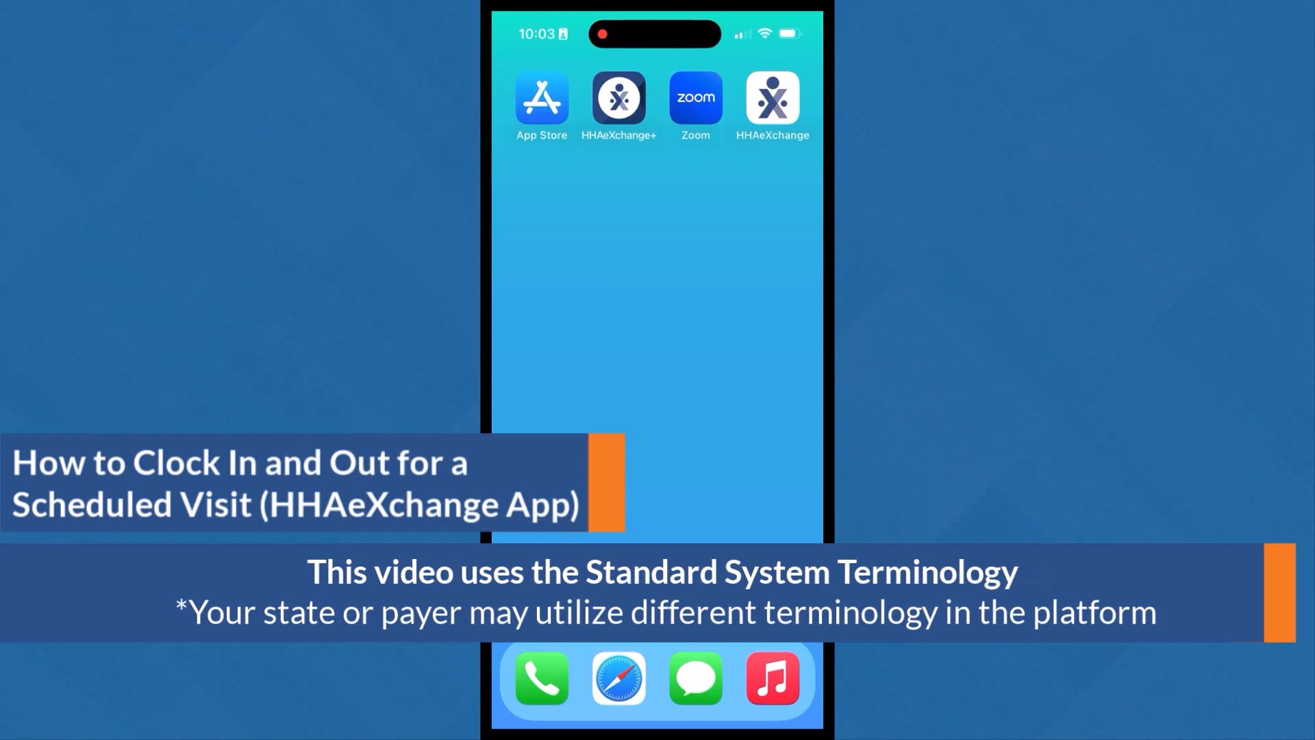 How to Clock In and Out for a Scheduled Visit (HHAeXchange App ...