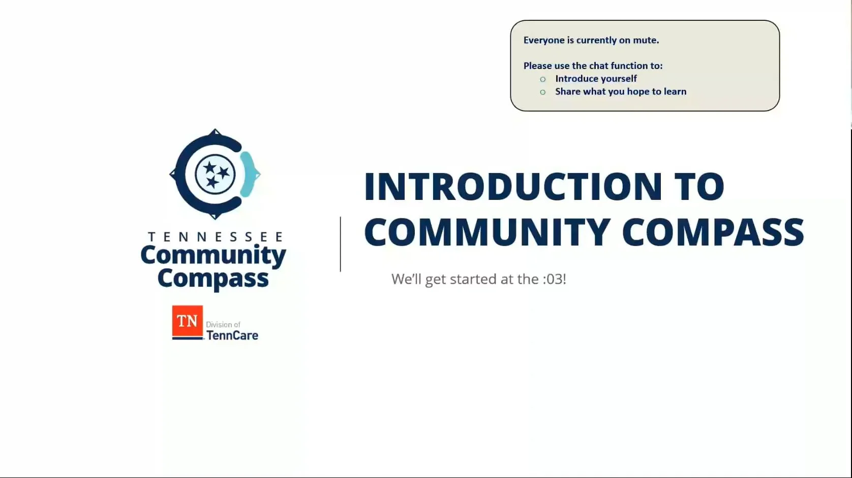 Tennessee Community Compass 201 Training_November 12, 2024