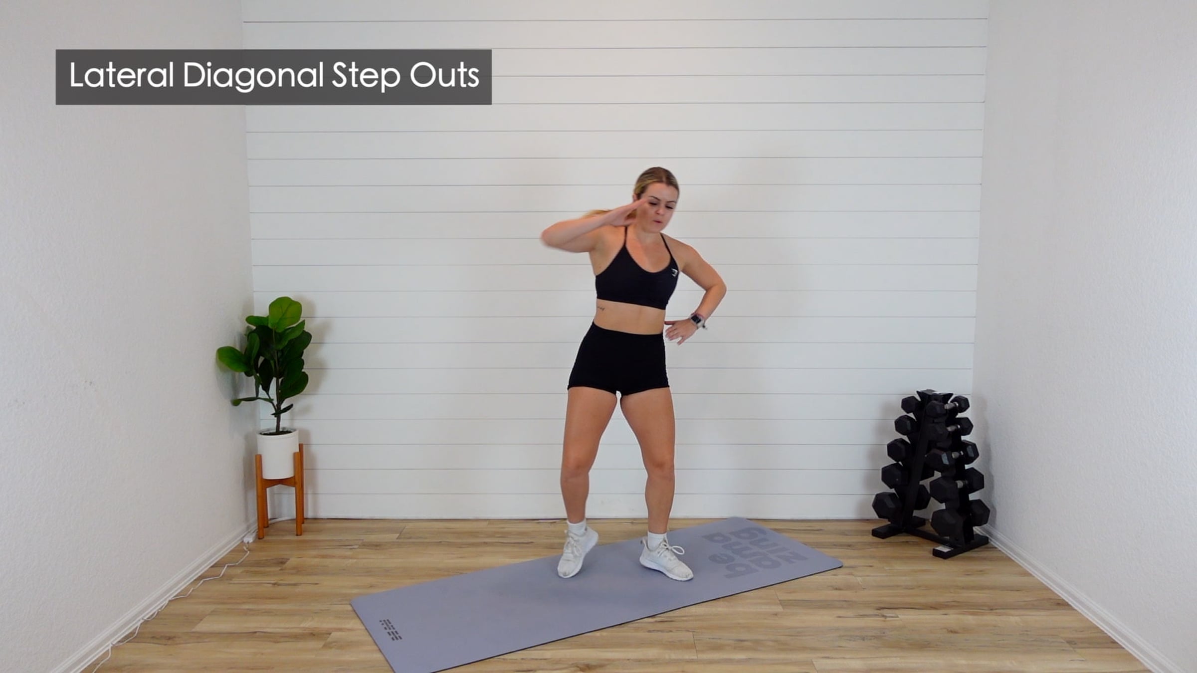 Lateral Diagonal Step Outs