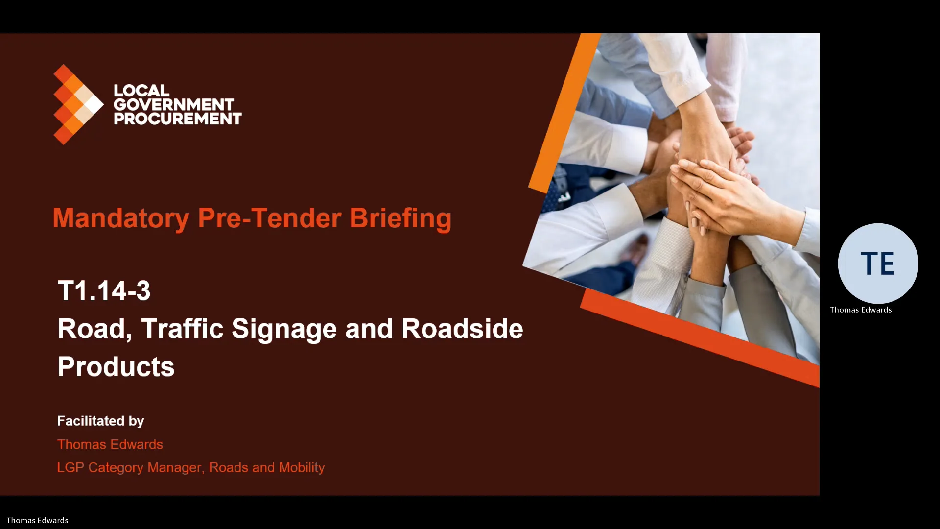 Mandatory Pre-Tender Briefing T1.14-3