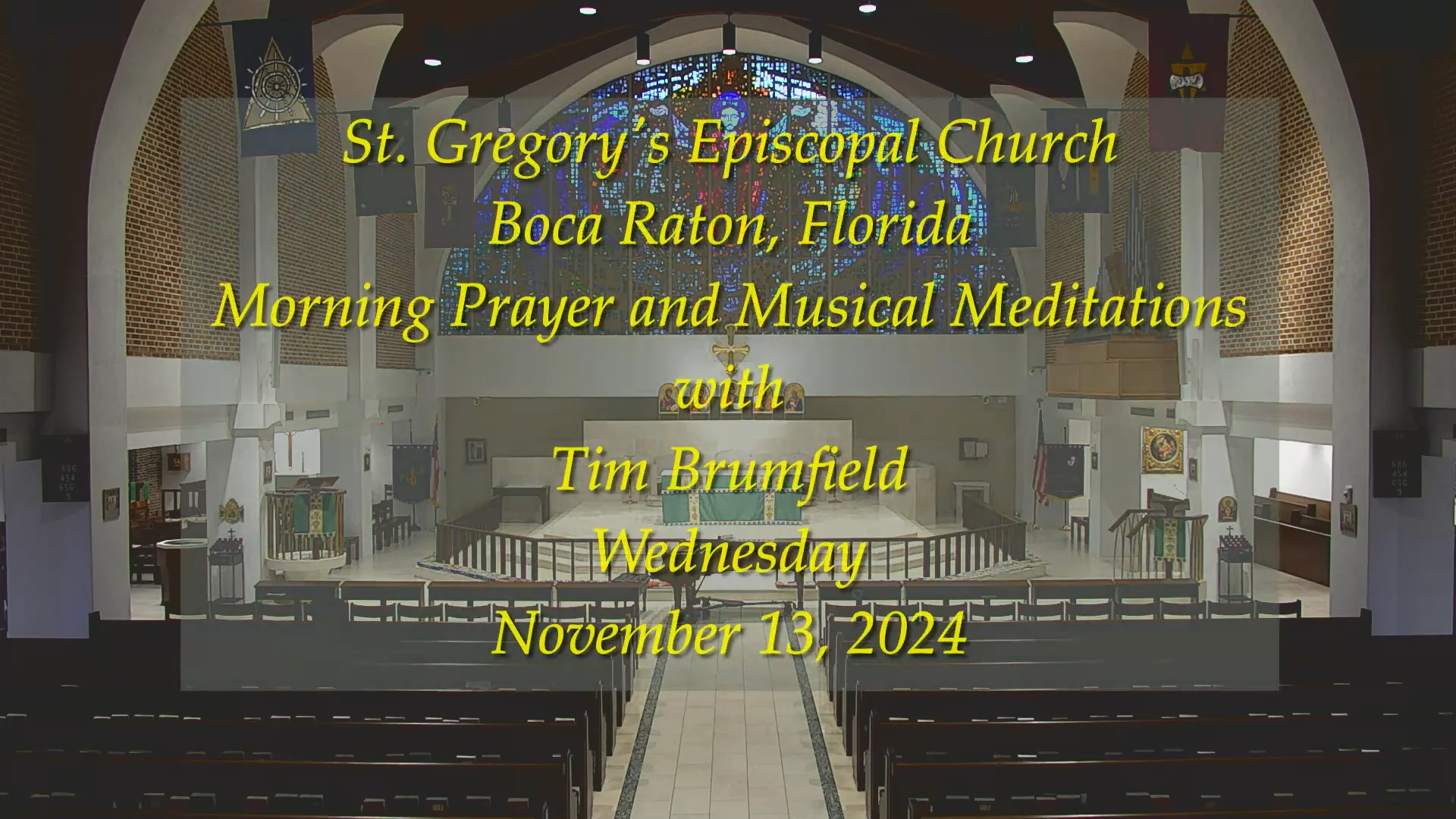 Morning Prayer with Tim Brumfield