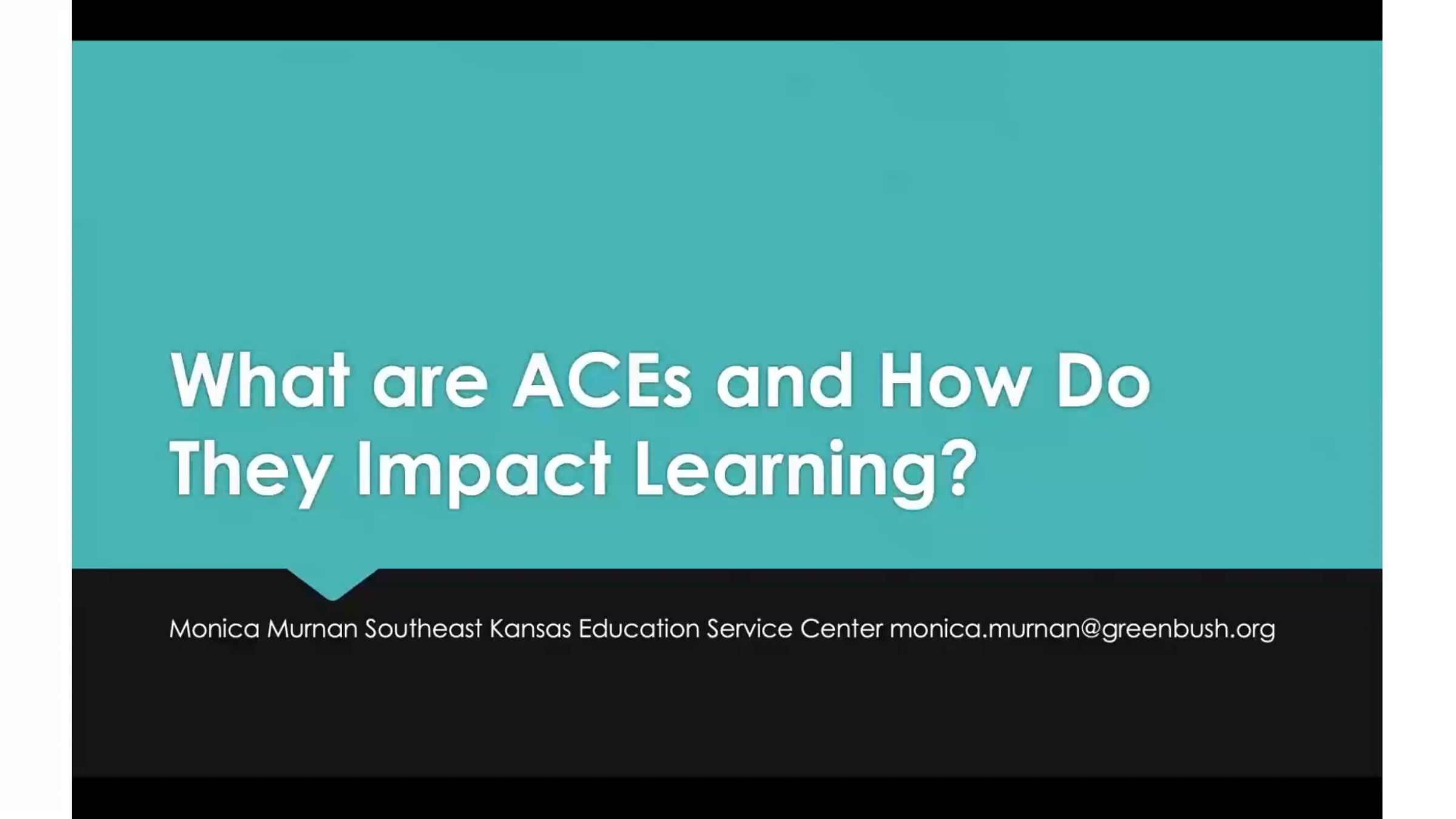 ACEs and the Impact on Learning