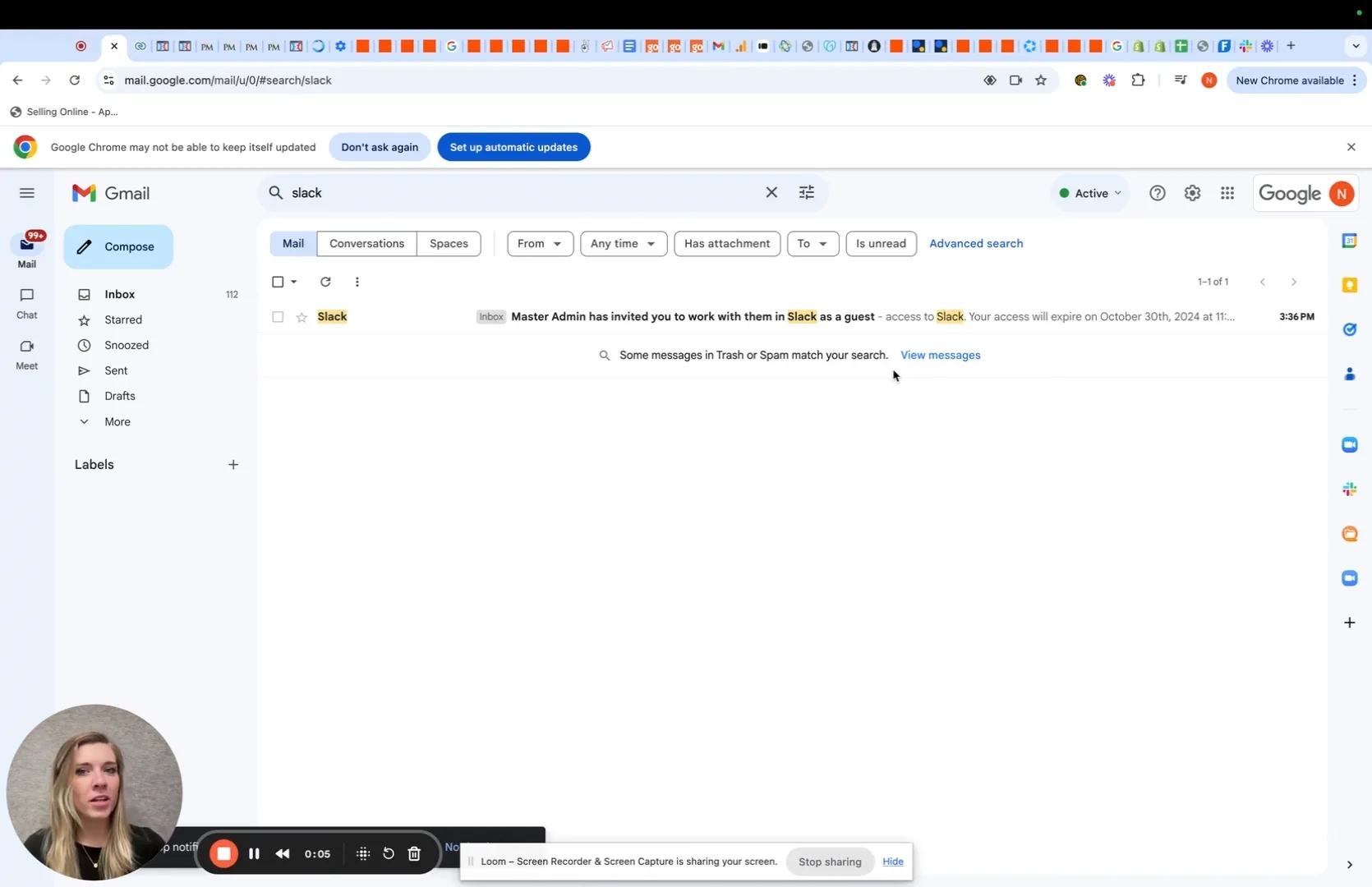 Slack Walk Through NOLB