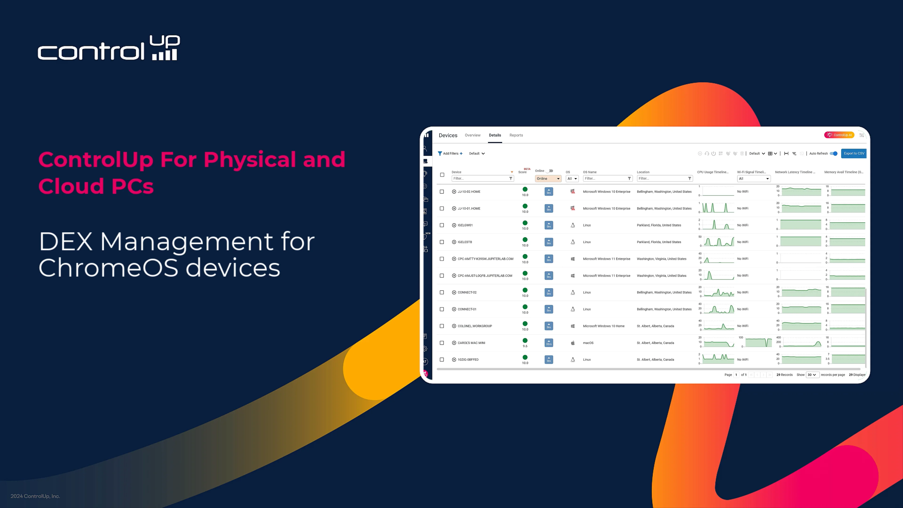 ControlUp DEX Management for ChromeOS Intro