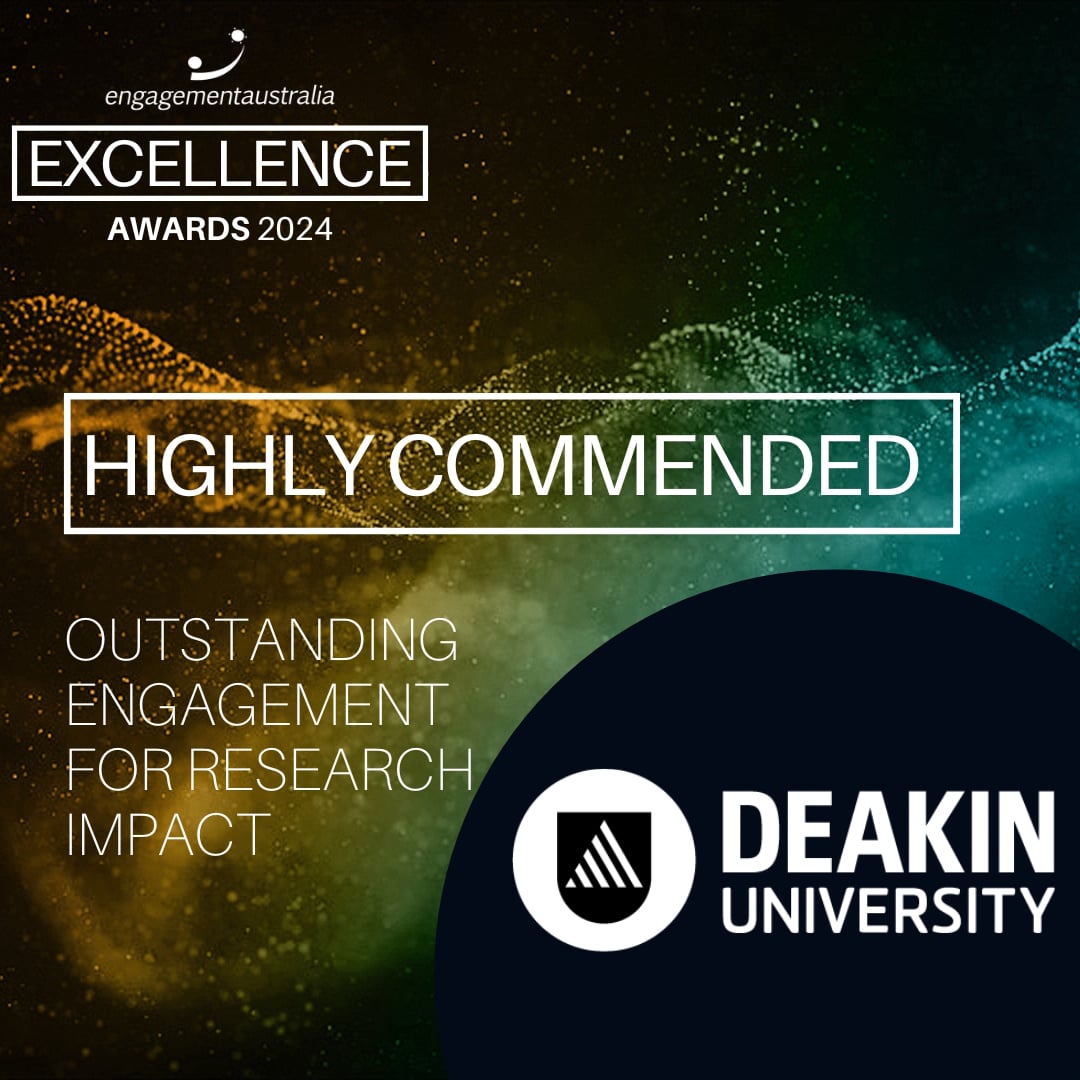 Outstanding Engagement for Research Impact - Highly Commended 2024