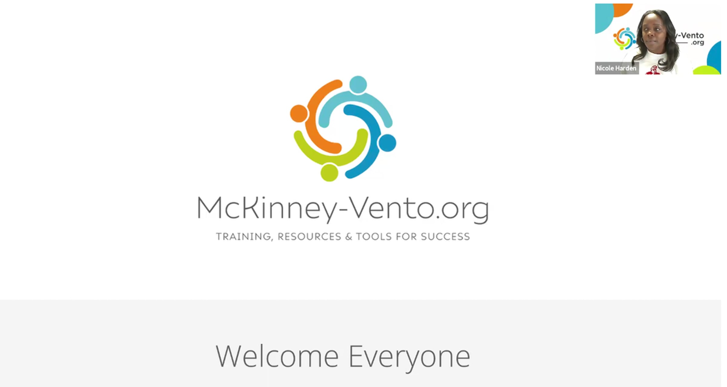 McKinney-Vento.org Webinar: Creating your Dream Team.