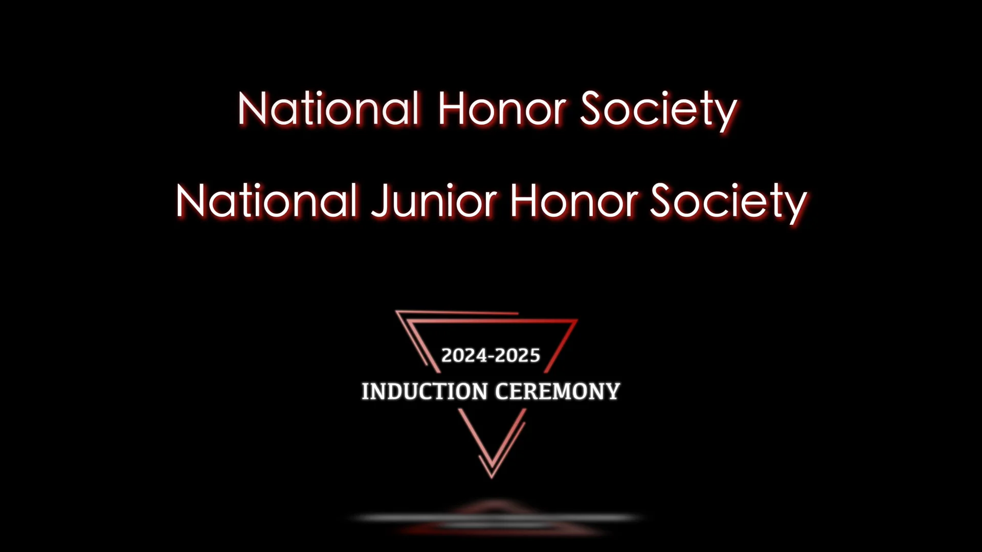 NHS & NJHS Induction Ceremony | 2024-2025