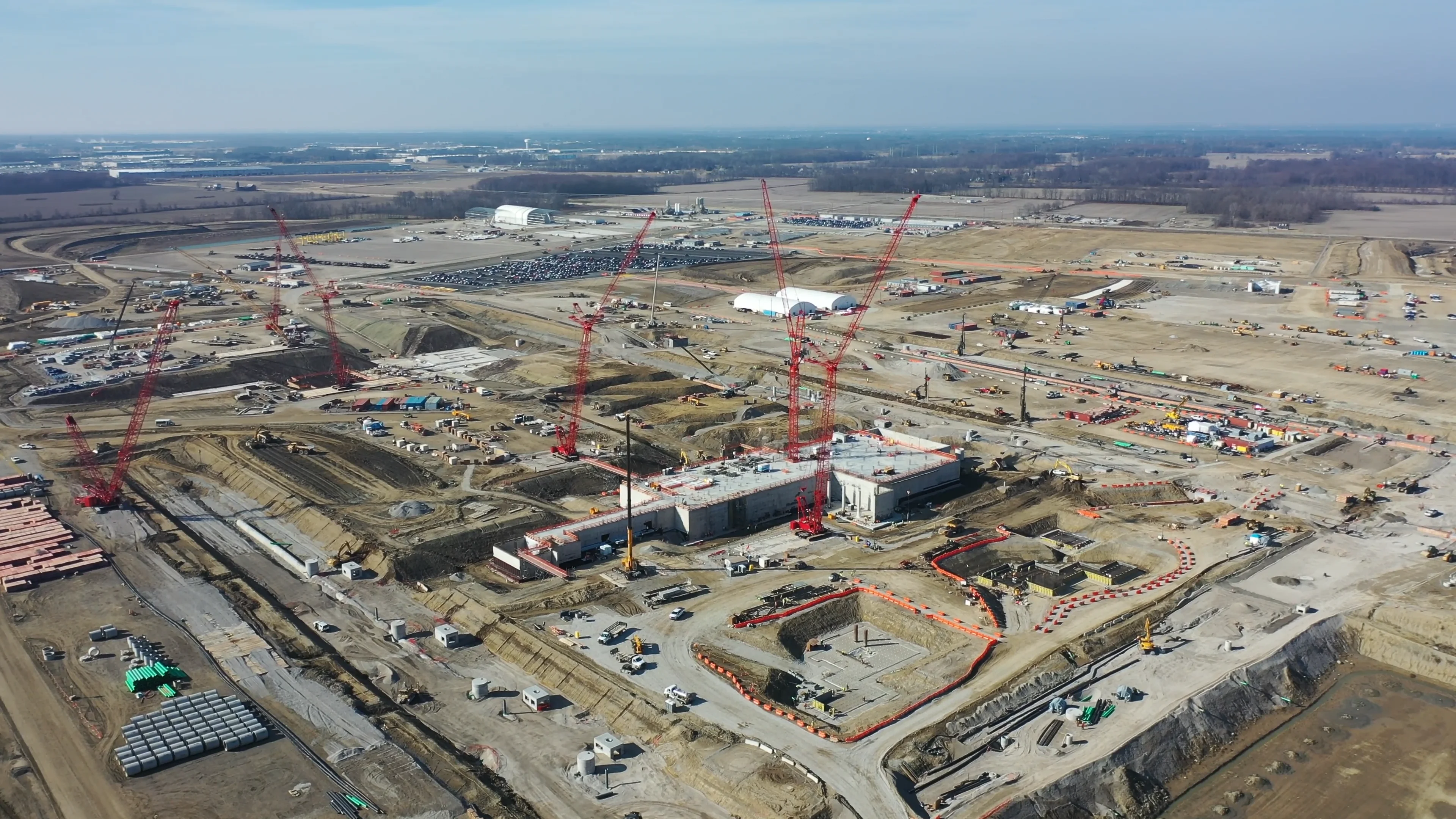 Intel Ohio Fab Construction (B-Roll)