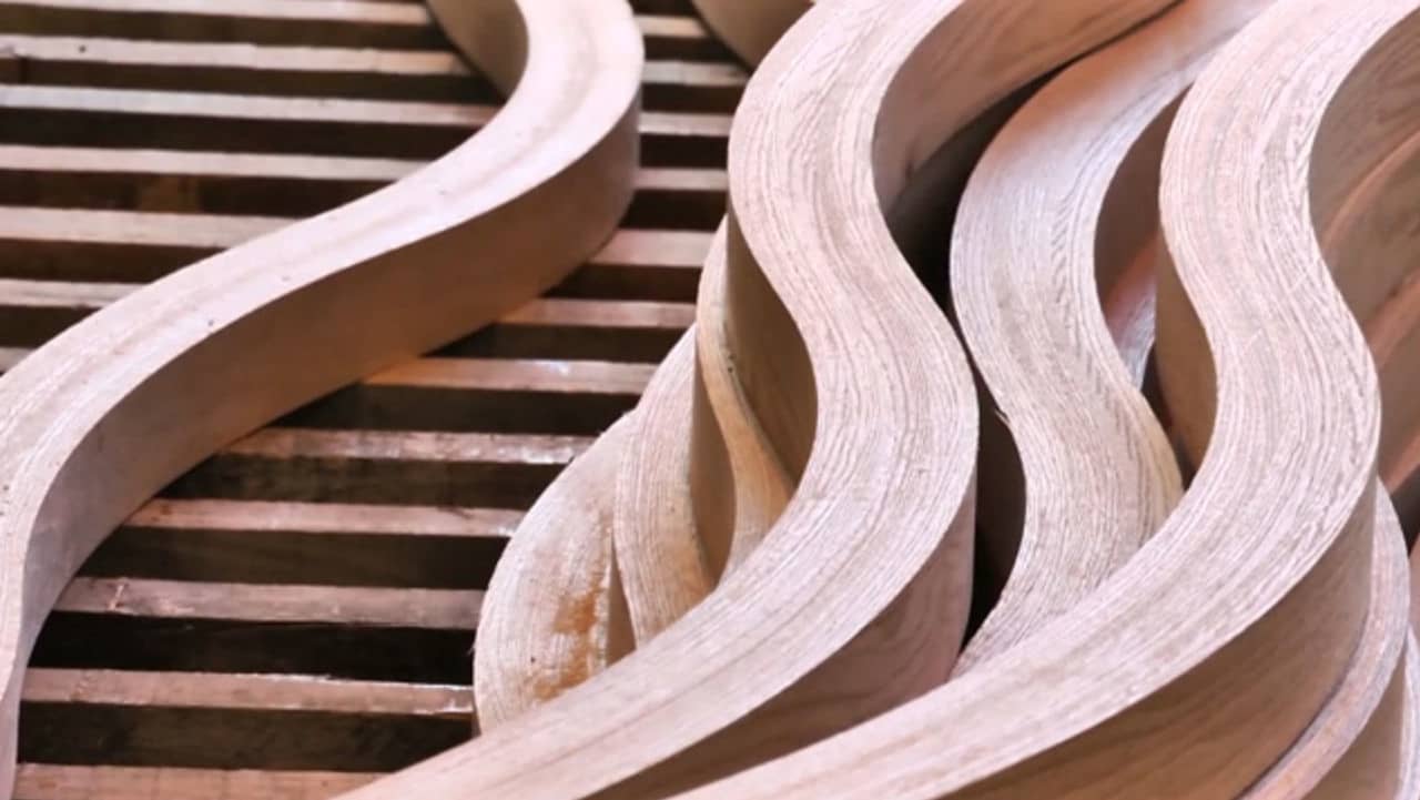 Manufacturing the Timber Wave by AL_A on Vimeo