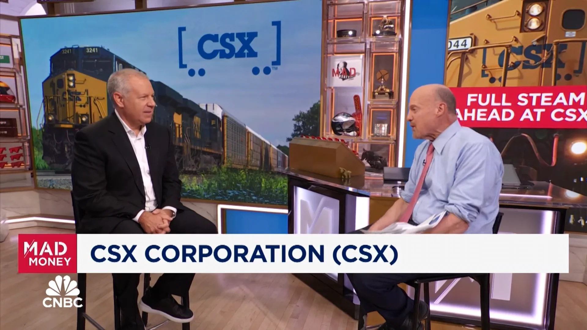 CSX CEO Joe Hinrichs on ‘Mad Money’ to Discuss Company’s Momentum and ...