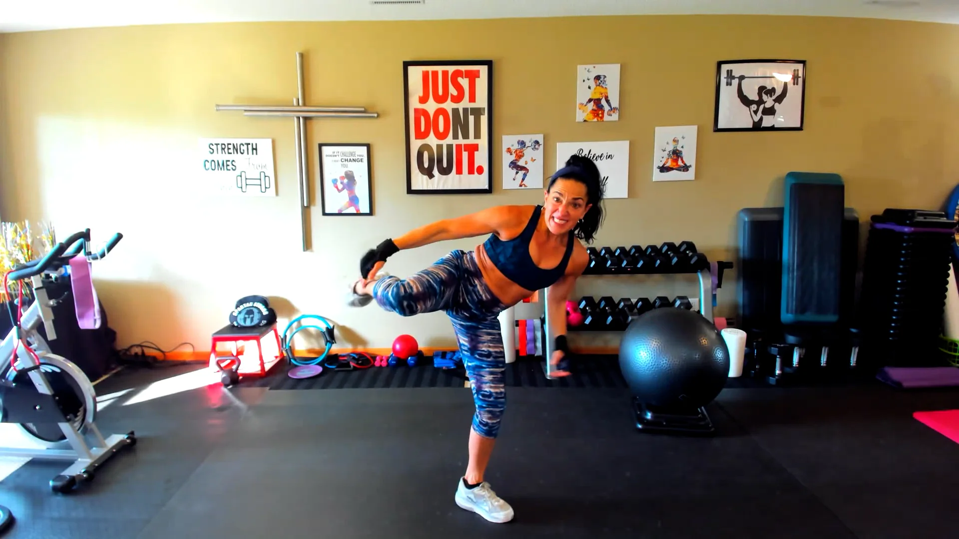 11/15/2024 CARDIO KICK BOXING WITH BALANCE/KB STRENGTH/CORE 60 min