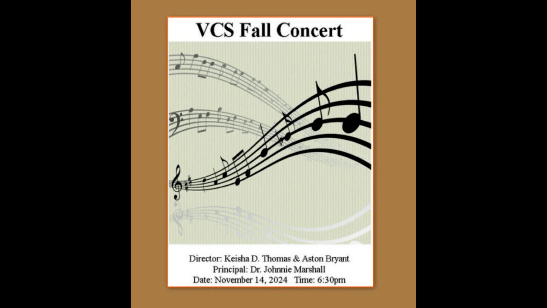 VHS Performing Arts Center - VHS Orchestra Fall Concert on Vimeo