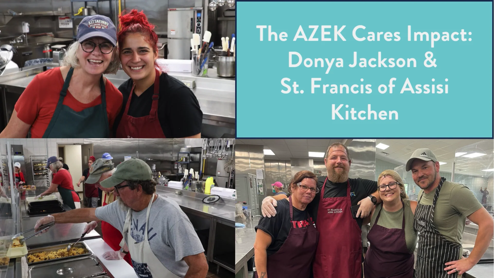 The AZEK Cares Impact: Donya Jackson & St. Francis of Assisi Kitchen