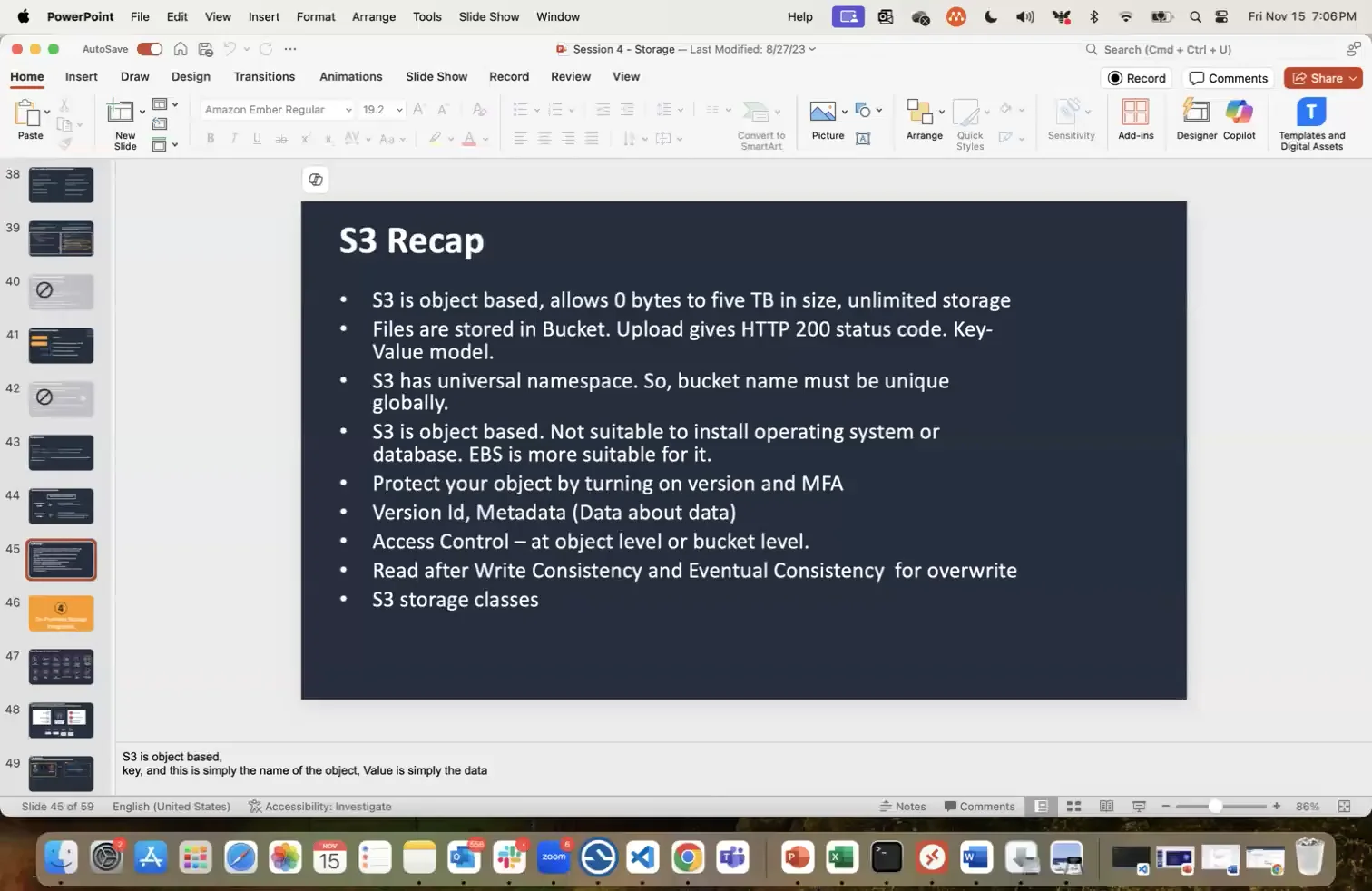 CLOUD COMPUTING AWS 15 NOVEMBER RECORDING SEPTEMBER BATCH 2024