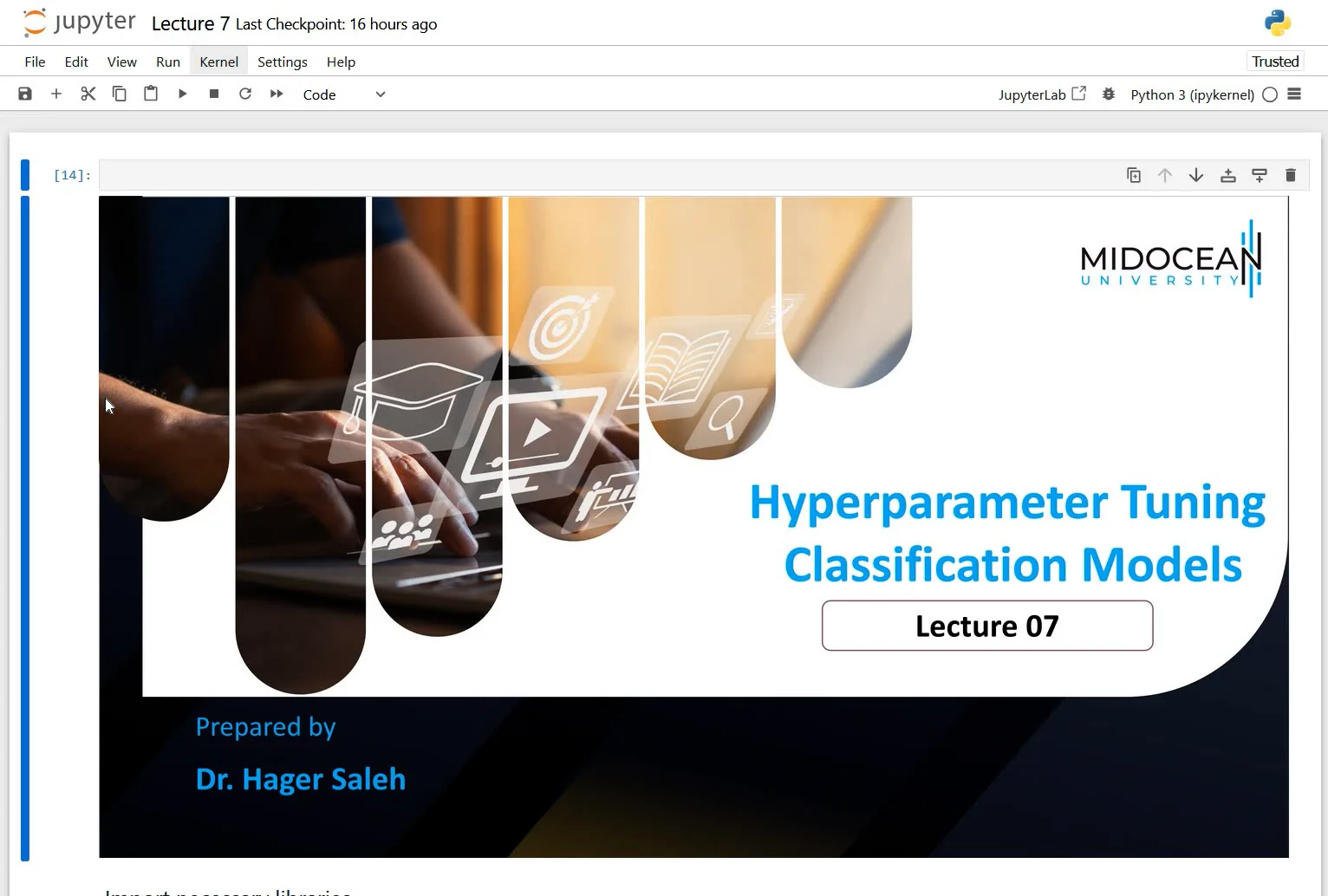 Practical Machine Learning and Data Exploration – ML& DE – lecture 7