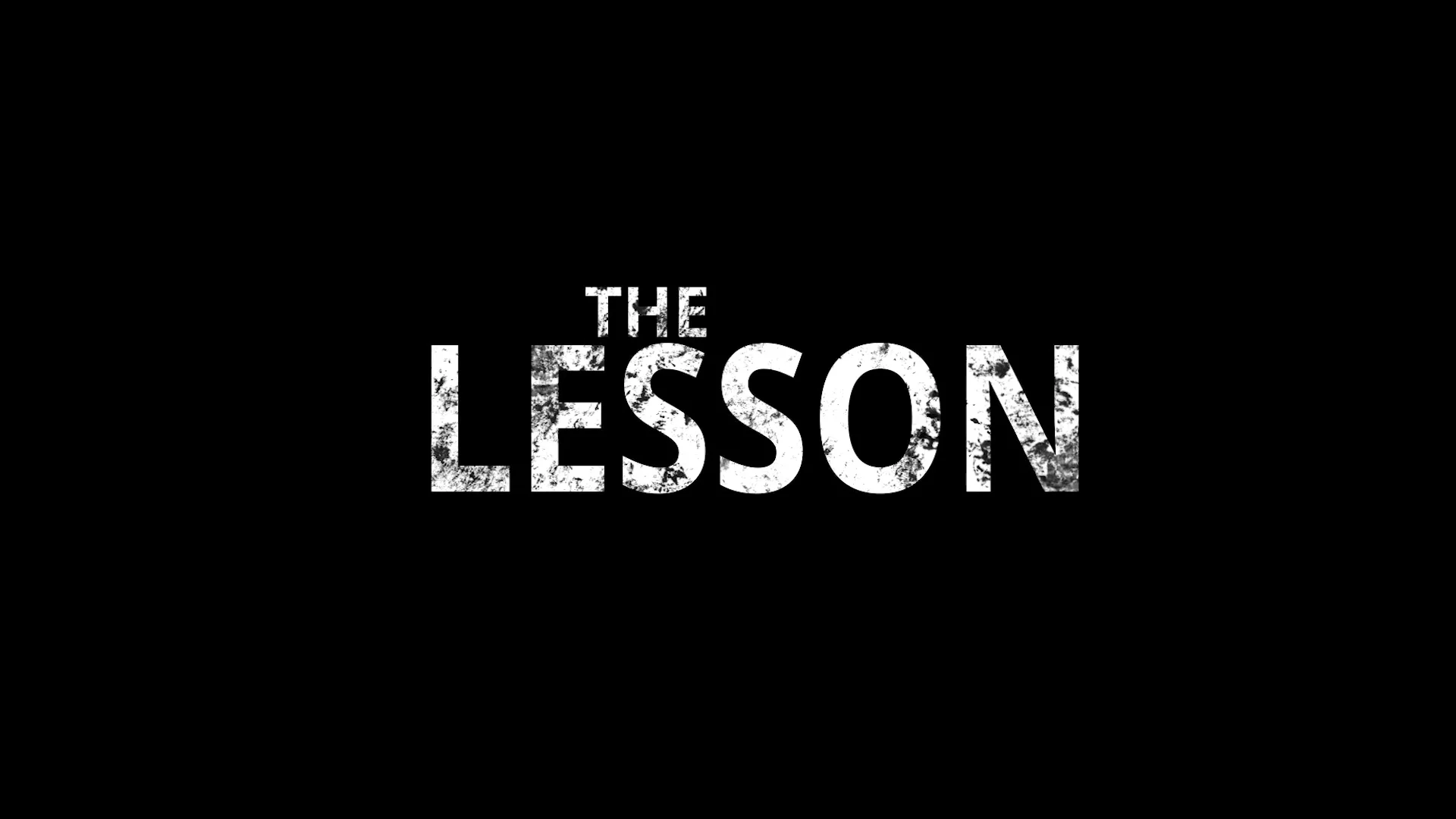 The Lesson - Film Trailer