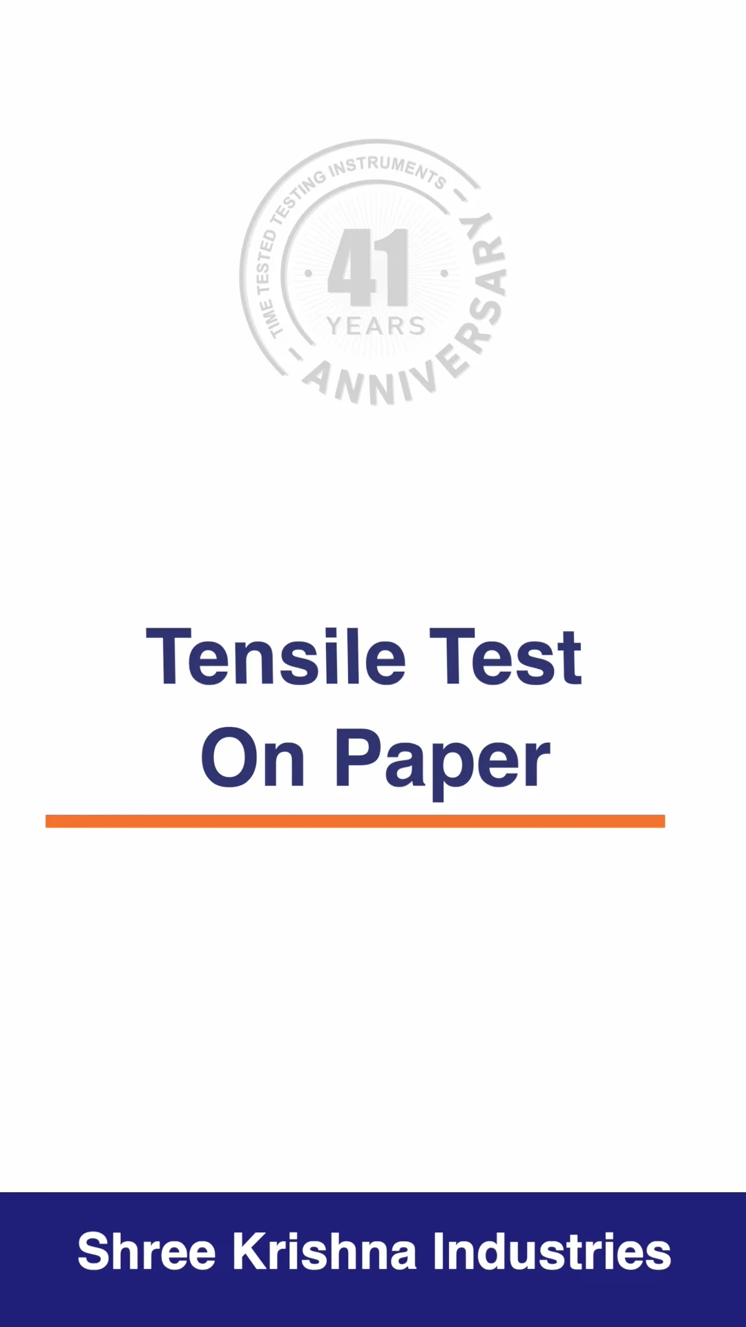 Tensile Test on Paper