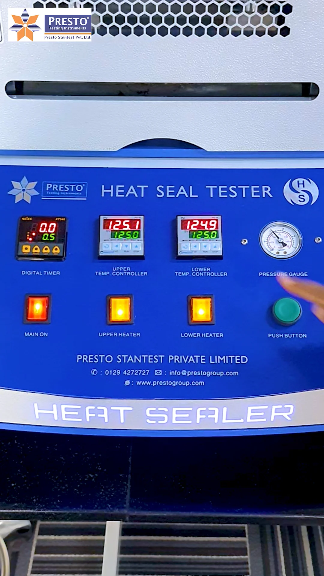 Heat Seal Test On PE Coated 4 Ply Paper.