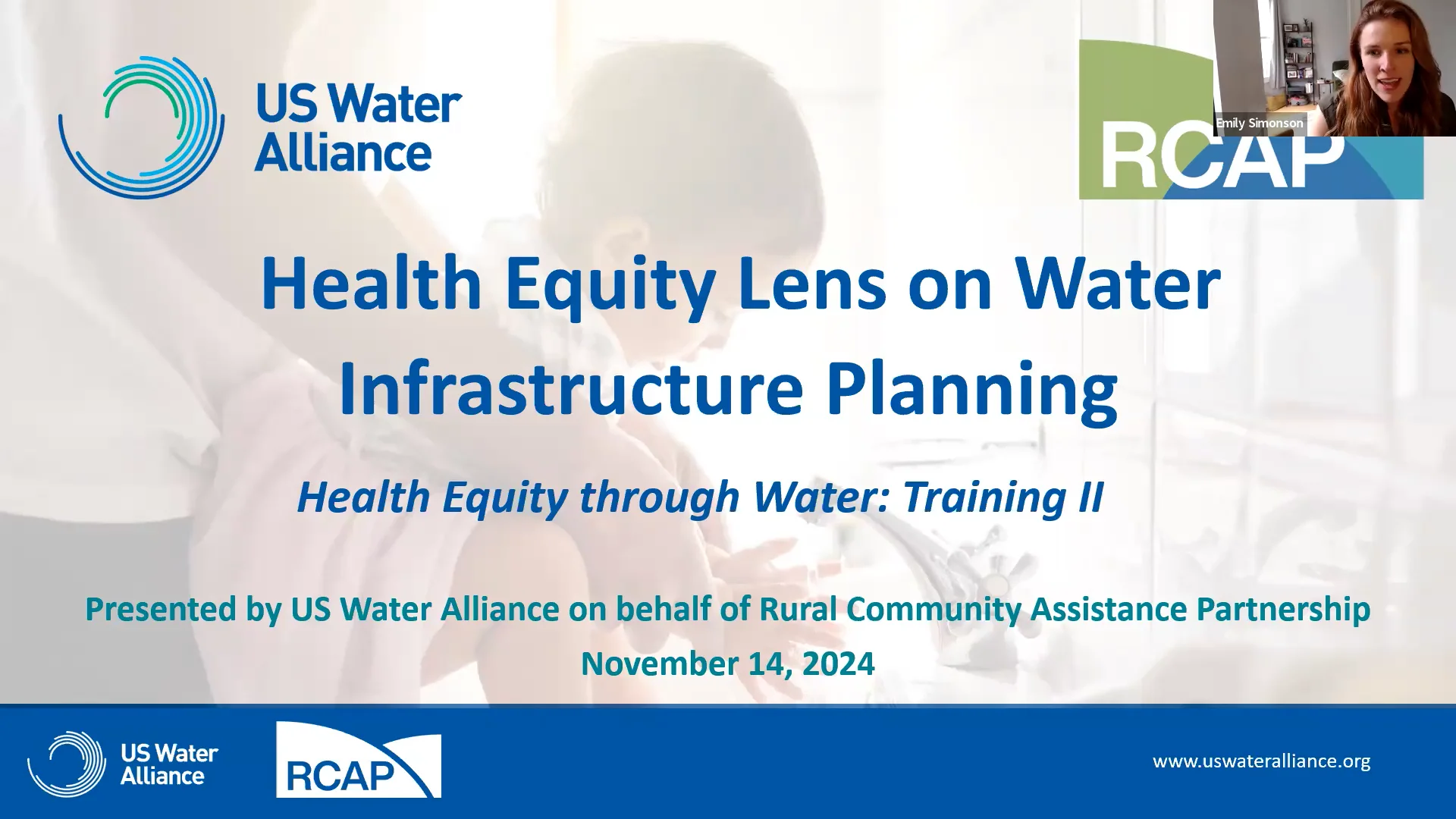Training Series: Healthy Equity Through Water | Health Equity Lens on ...