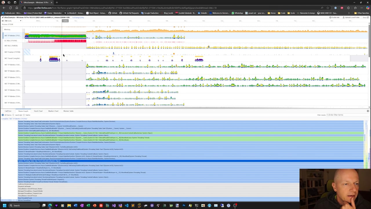 Demo of the Ultra Profiler for .NET Applications