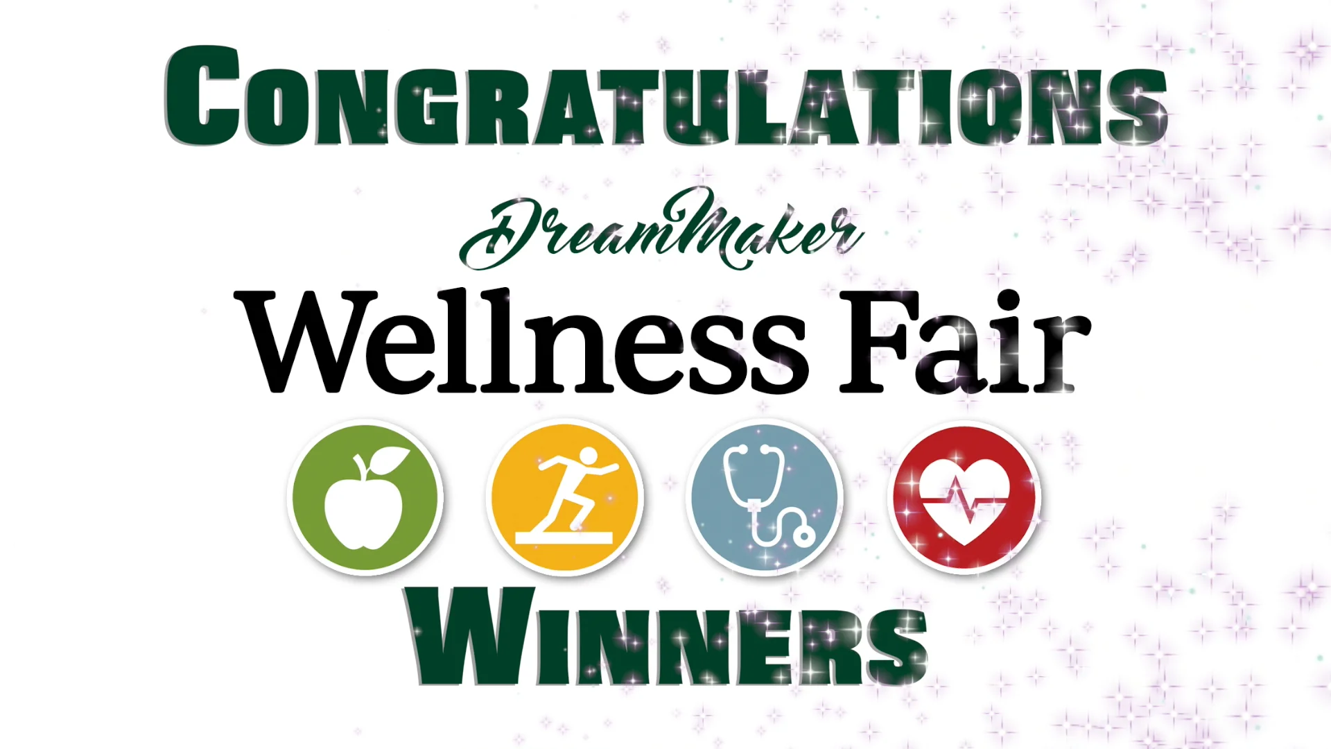 Wellness Fair Prize Winners Video