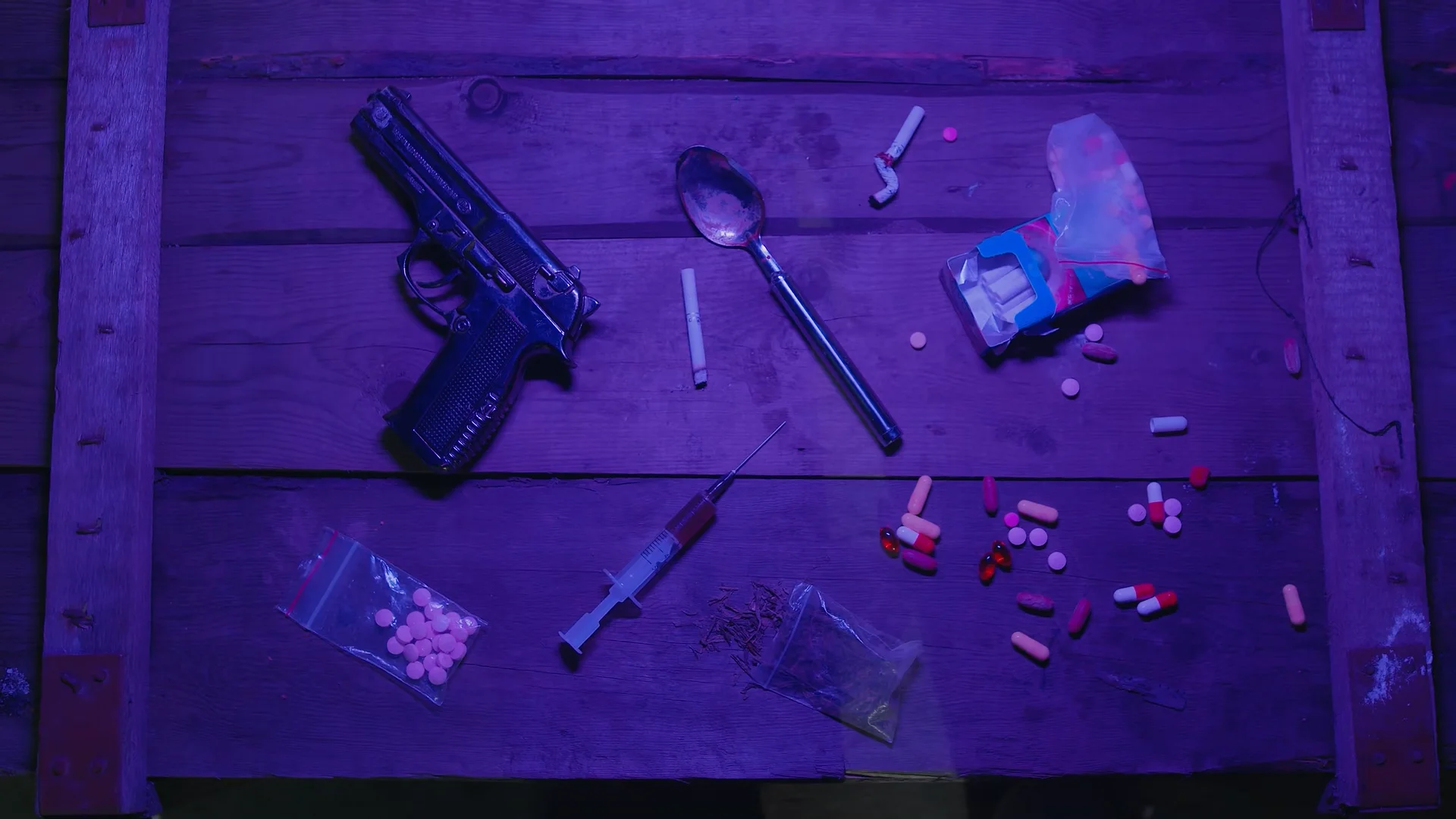 anti-drug light show