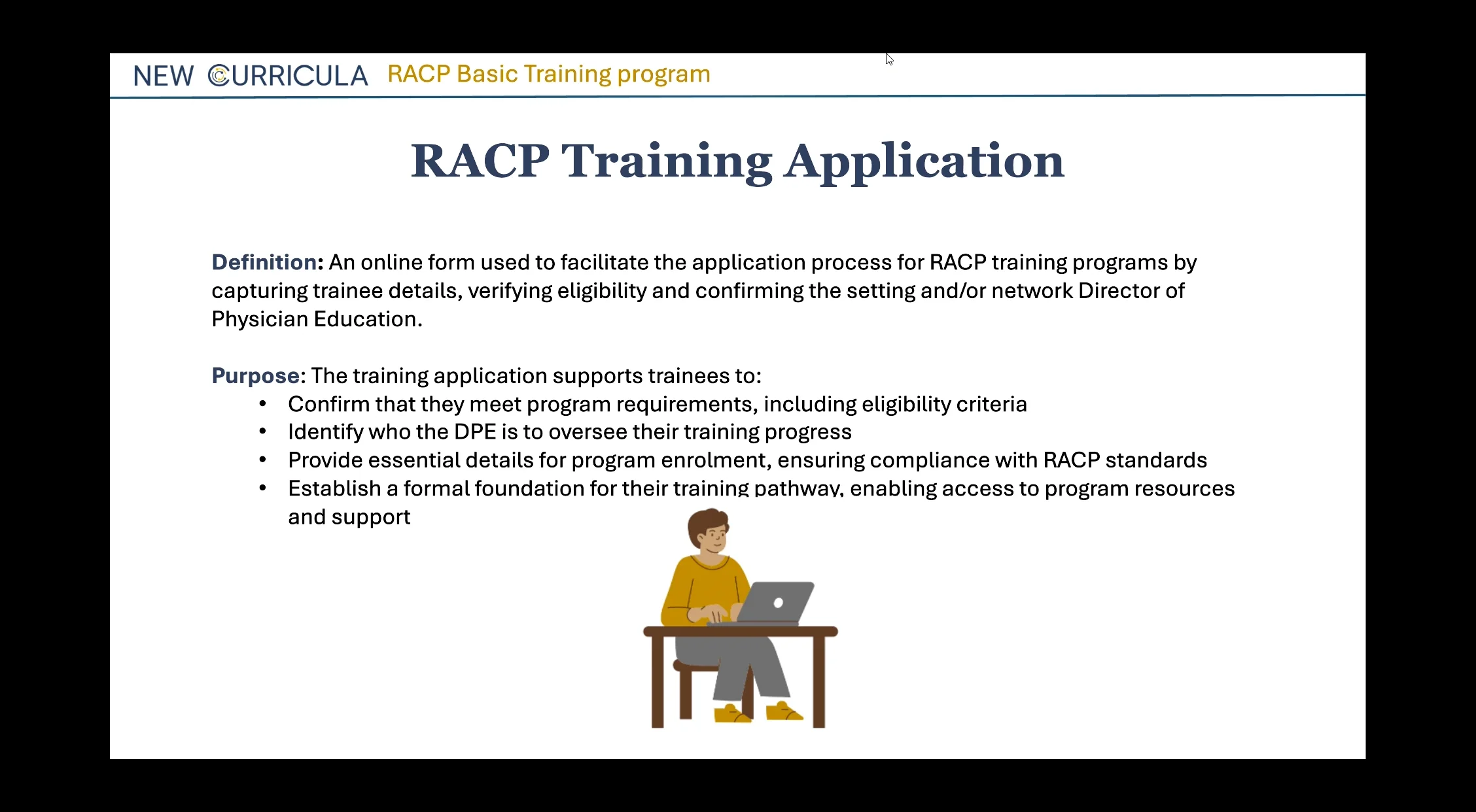 BT Training application