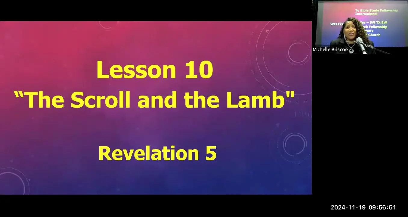 Michelle Lesson 10 Announcements