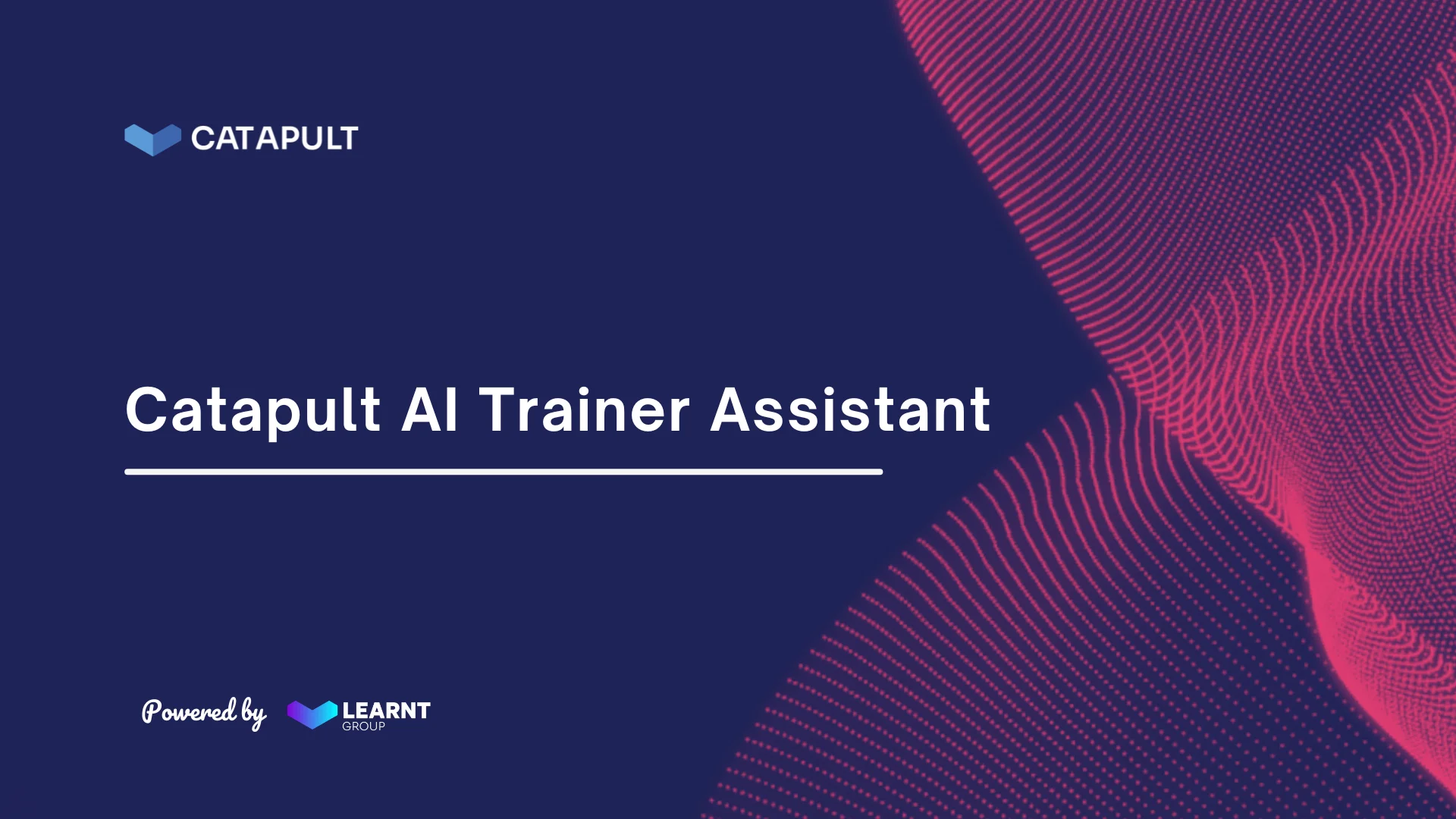 Catapult AI Trainer Assistant