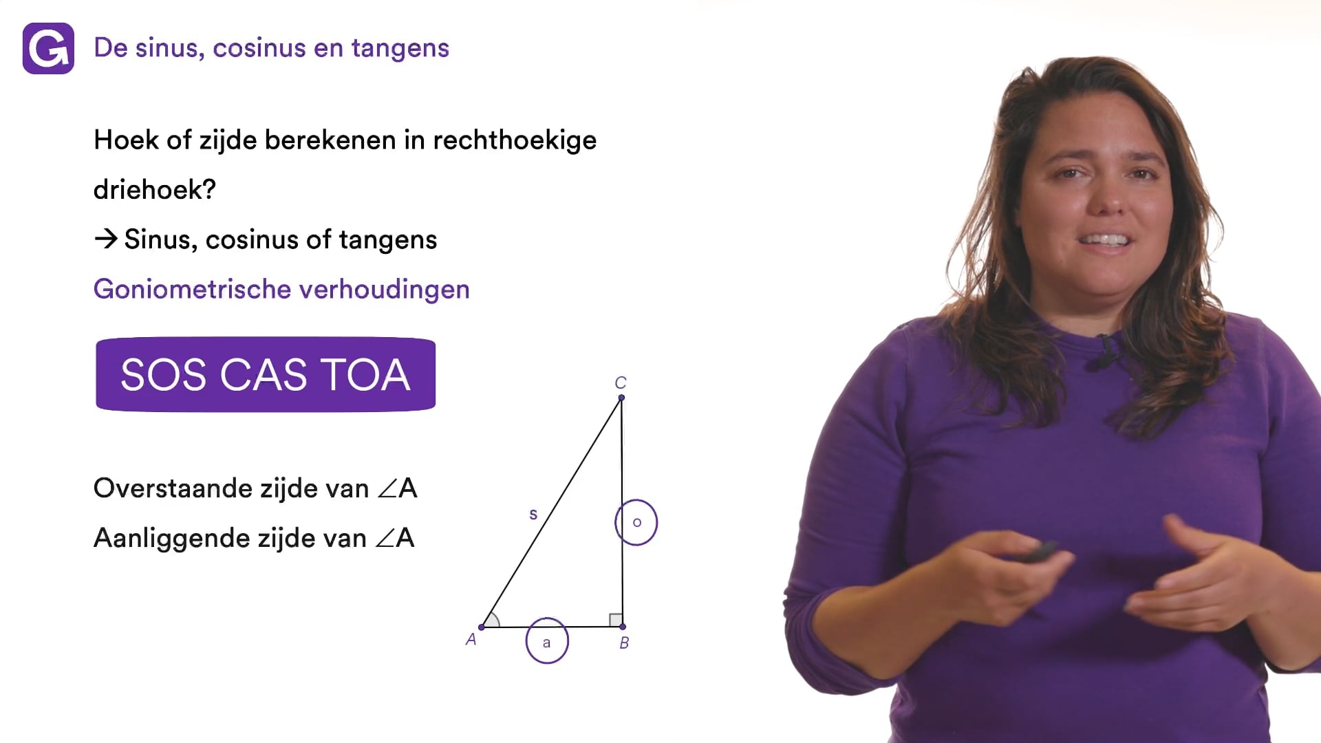 De sinus, cosinus en tangens oefenen | StudyGo