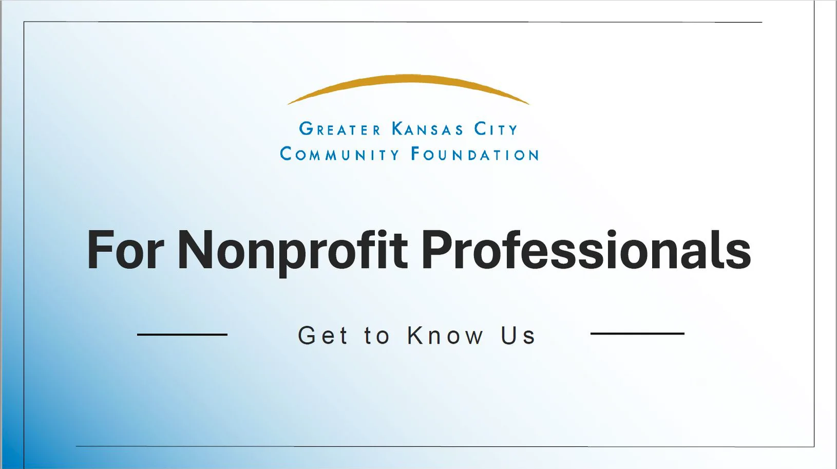 For Nonprofit Professionals: Get to Know the Greater Kansas City ...