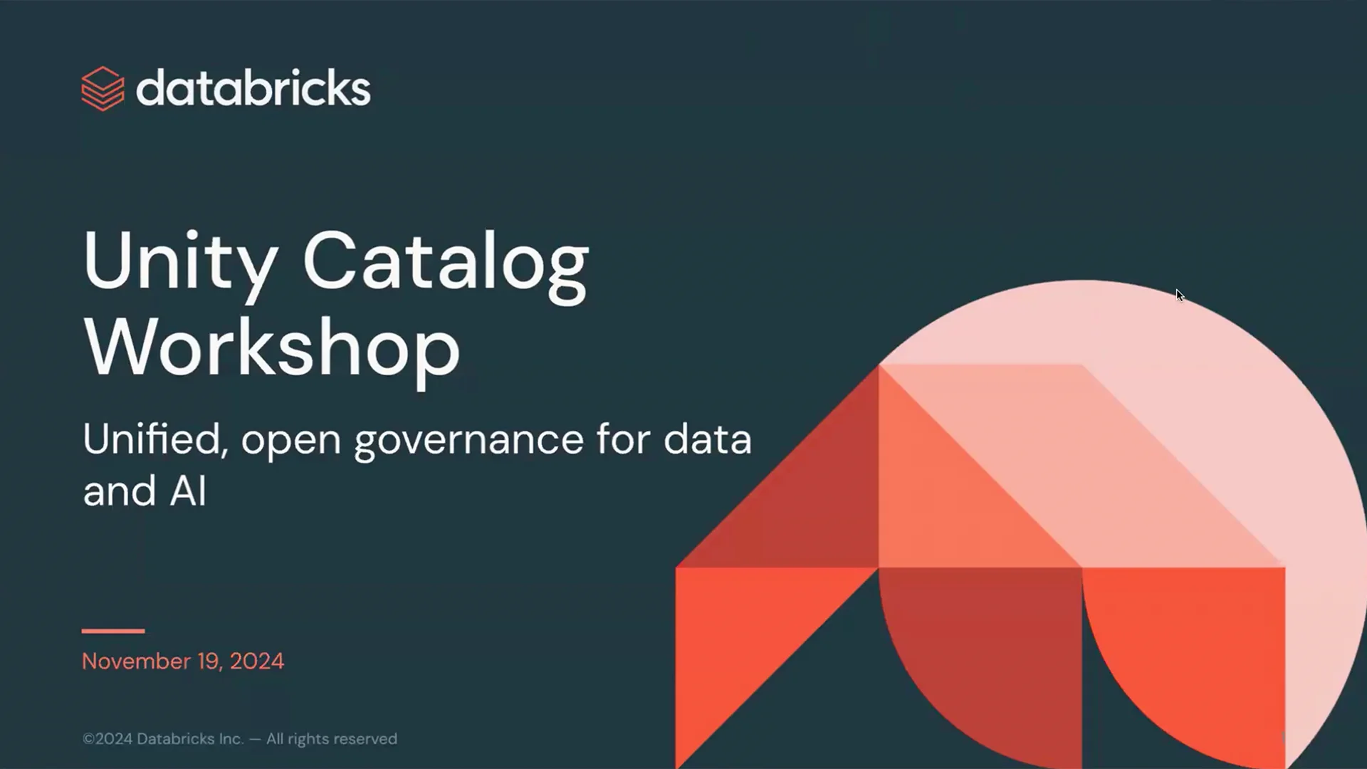 Unity Catalog Workshop