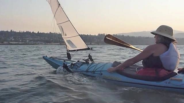 Sea Kayak Sailing Upwind Performance on Vimeo